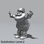 santa father christmas 3d model