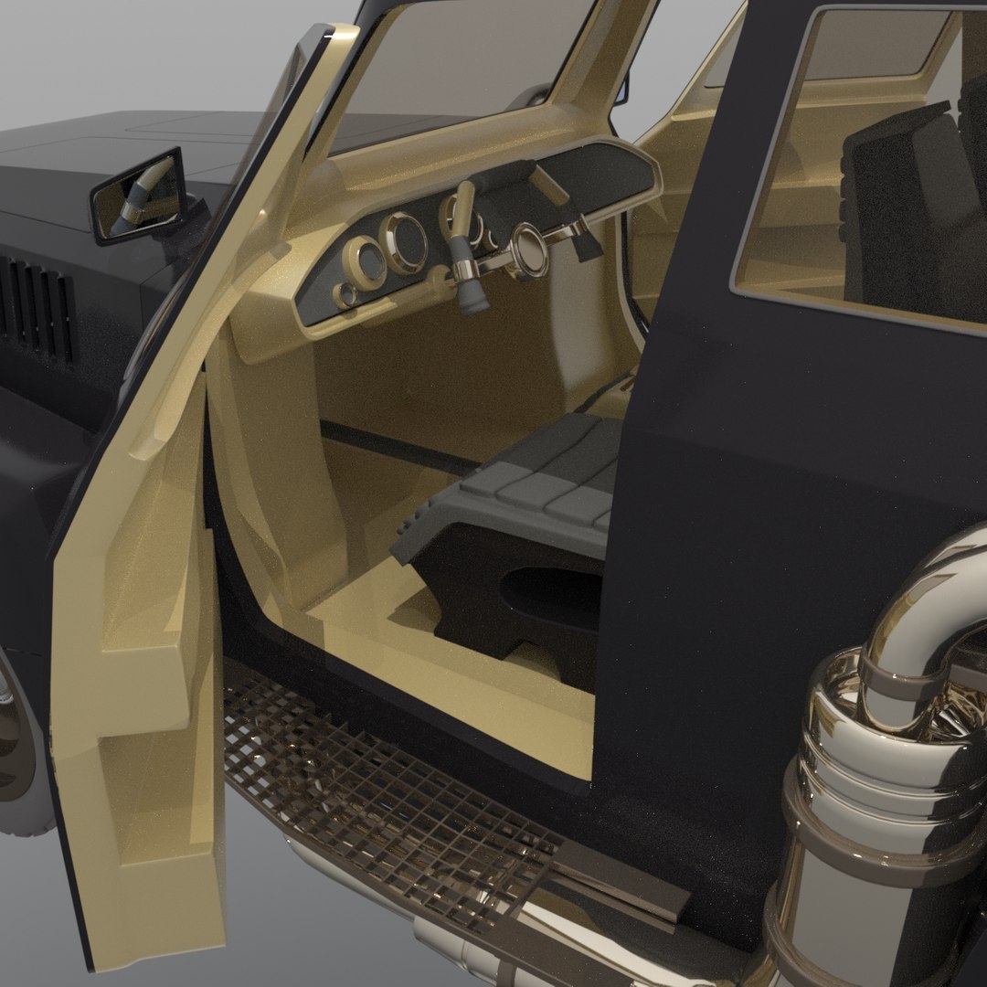 3dsmax sci-fi jet drive jd-1