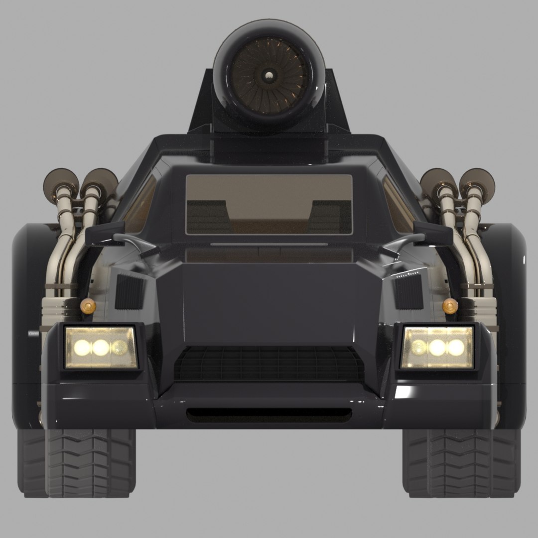 3dsmax sci-fi jet drive jd-1