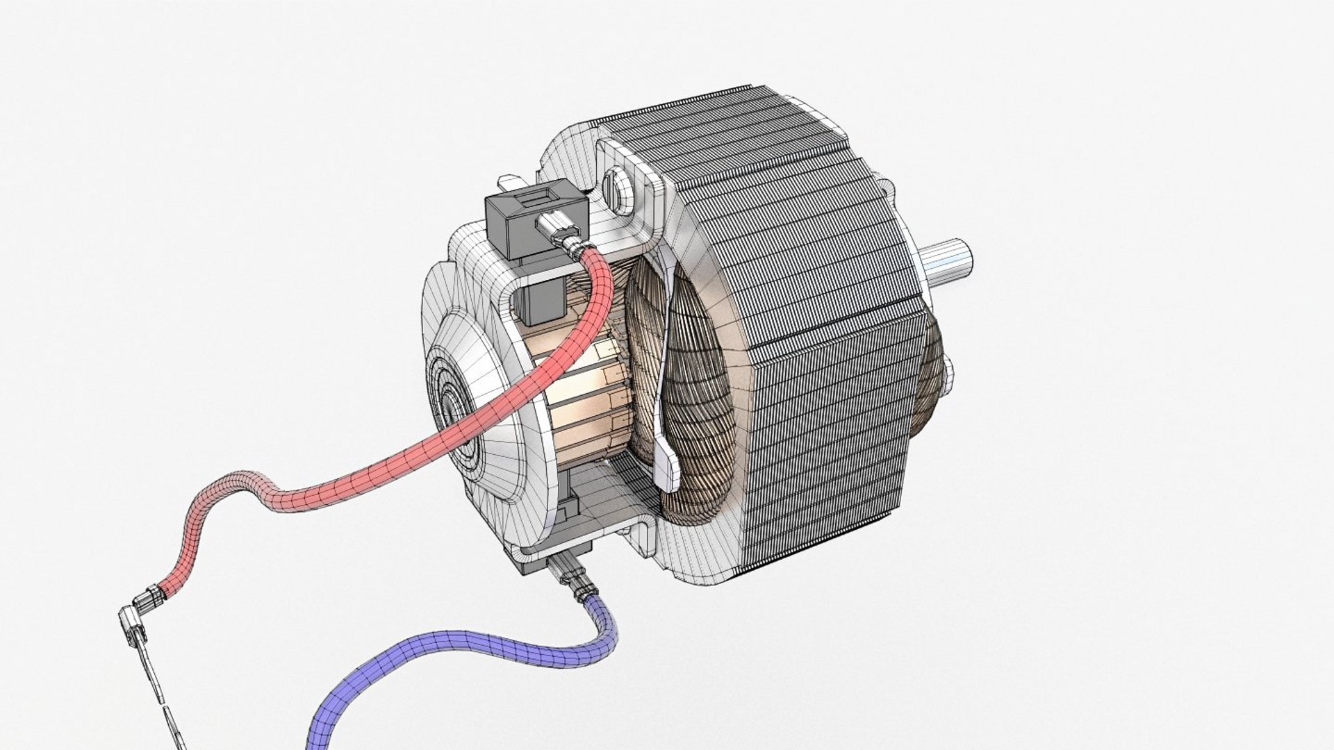 3D model electric motor - TurboSquid 1527417