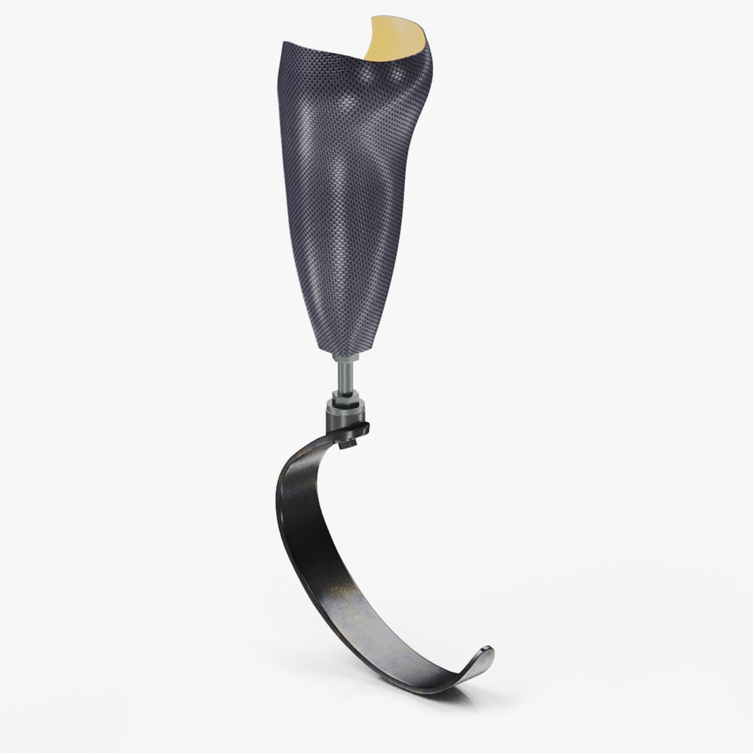 Below knee prosthetics 3 3D - TurboSquid 2133393