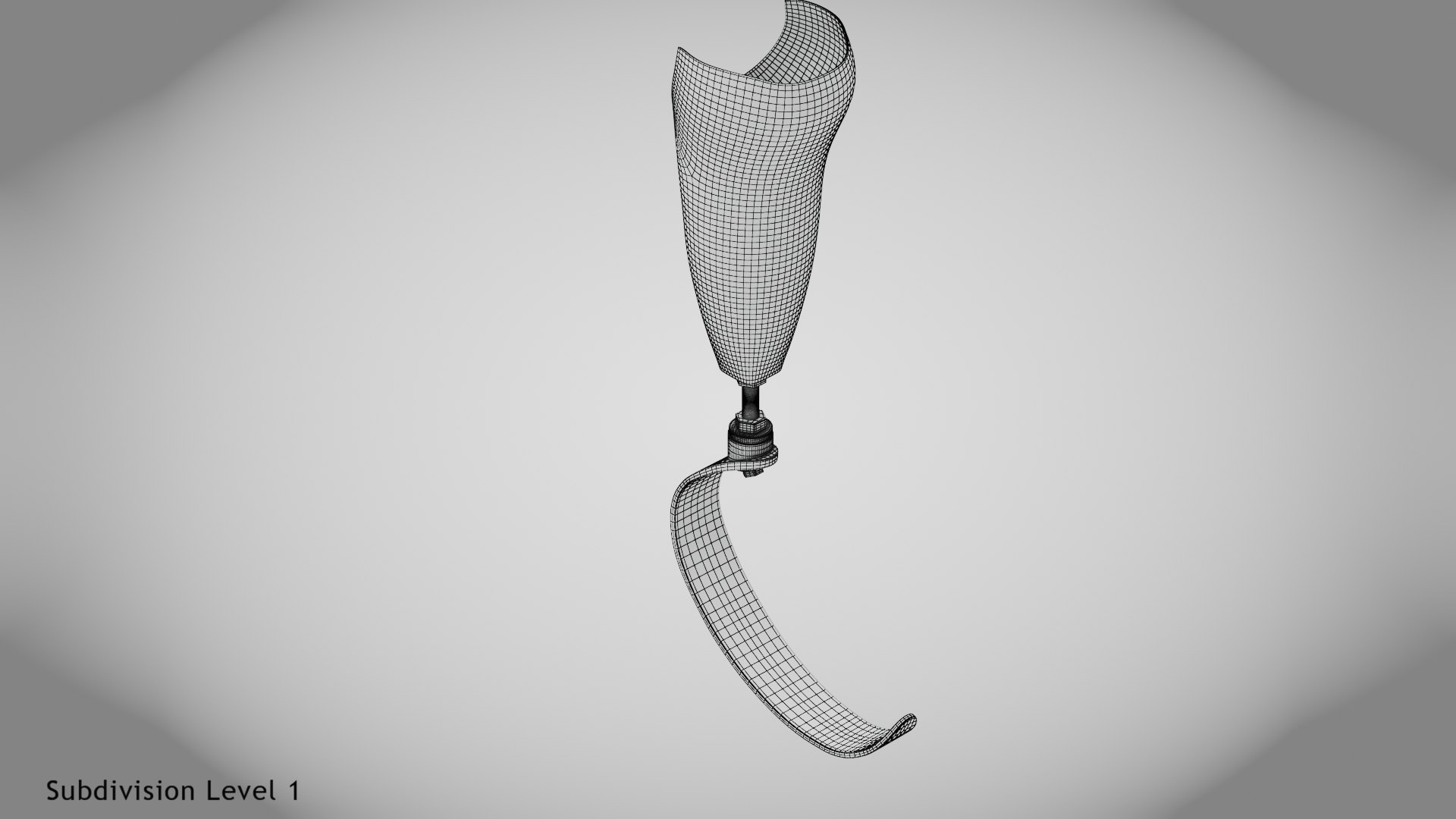 Below knee prosthetics 3 3D - TurboSquid 2133393