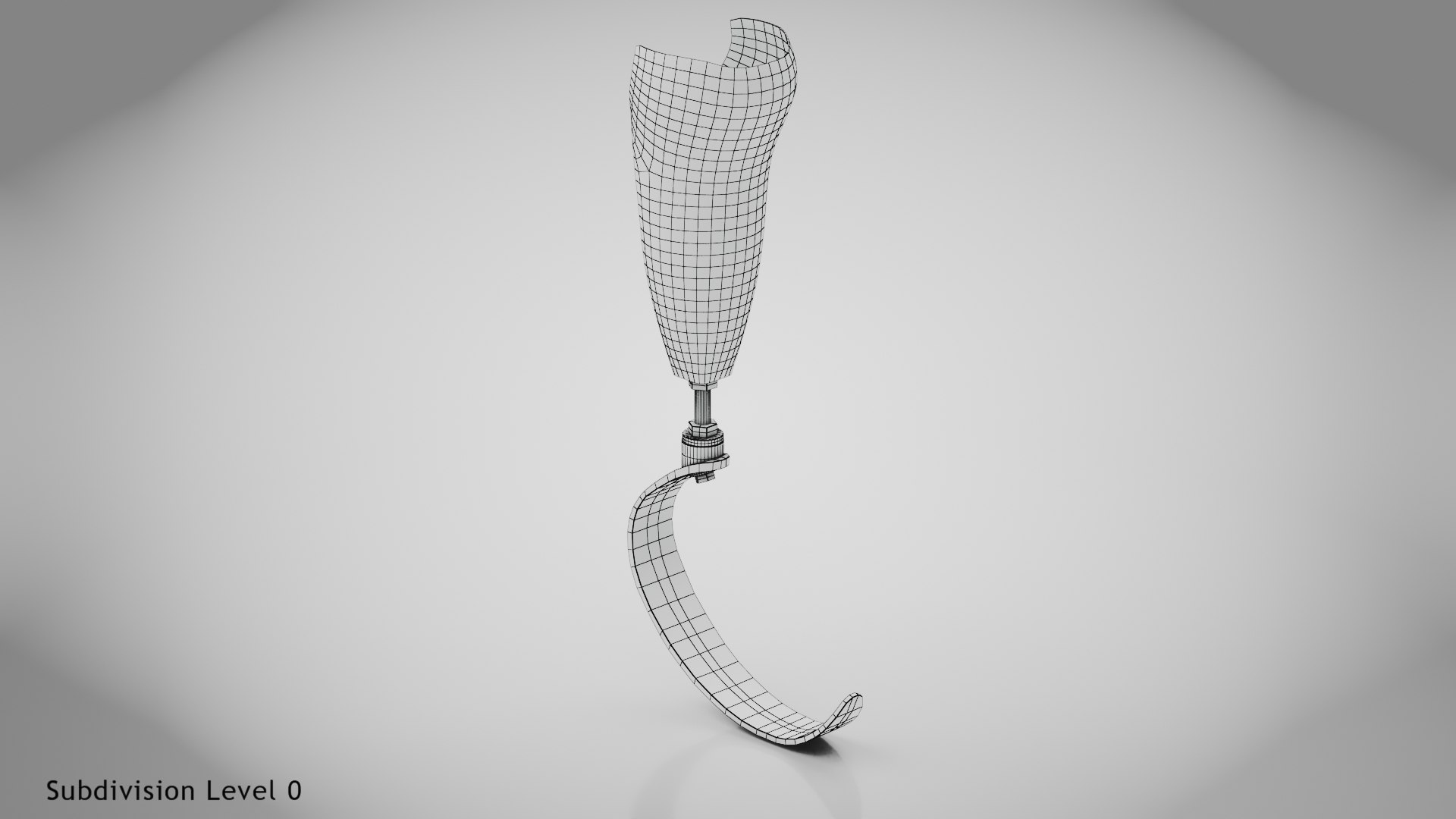 Below Knee Prosthetics 3 3D - TurboSquid 2133393