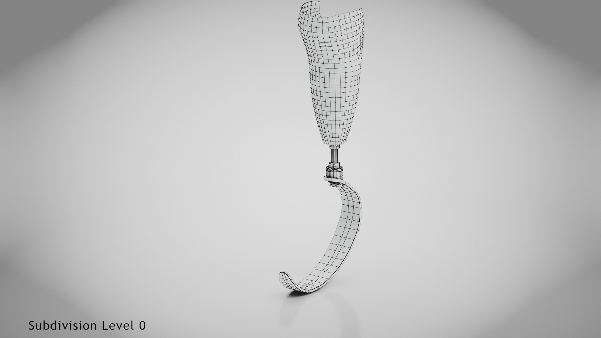 Below Knee Prosthetics 3 3D - TurboSquid 2133393