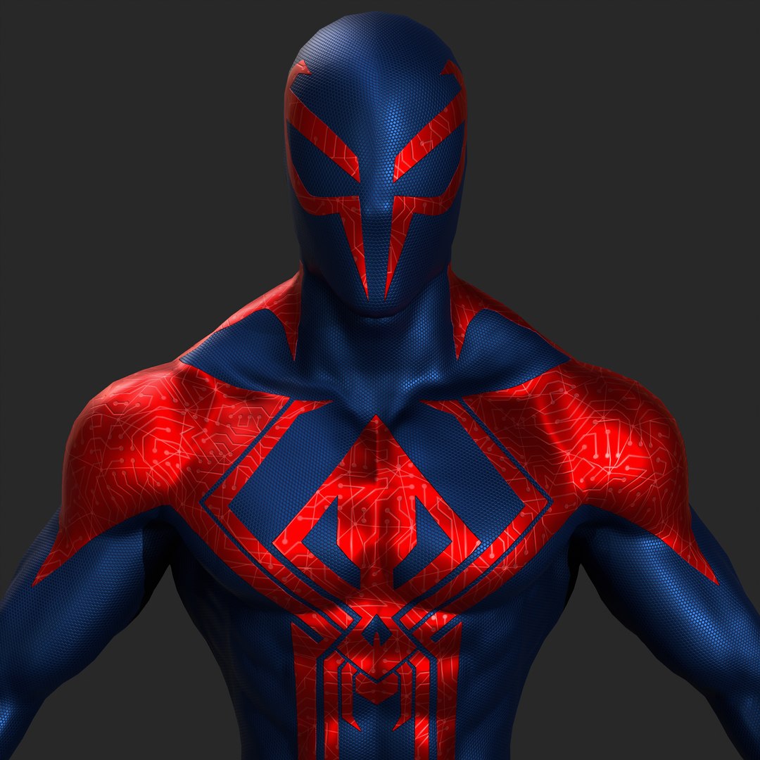 3D MIGUEL O HARA SPIDER-MAN 2099 model - TurboSquid 2093608