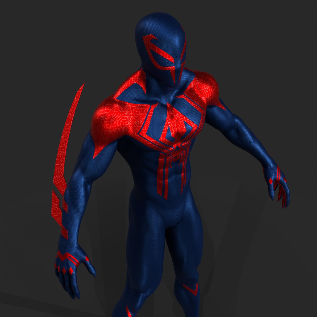 3D MIGUEL O HARA SPIDER-MAN 2099 Model - TurboSquid 2093608