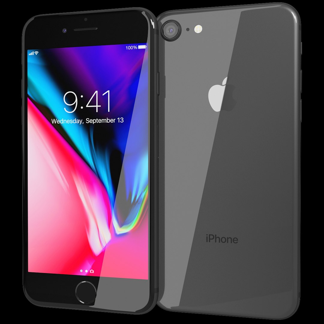 3D realistic apple iphone 8 - TurboSquid 1202175