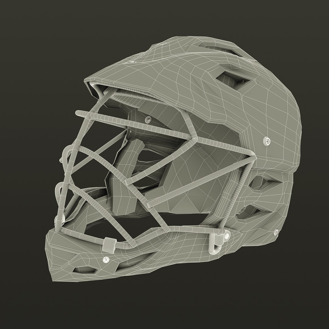 Lacrosse Helmet 3d Model