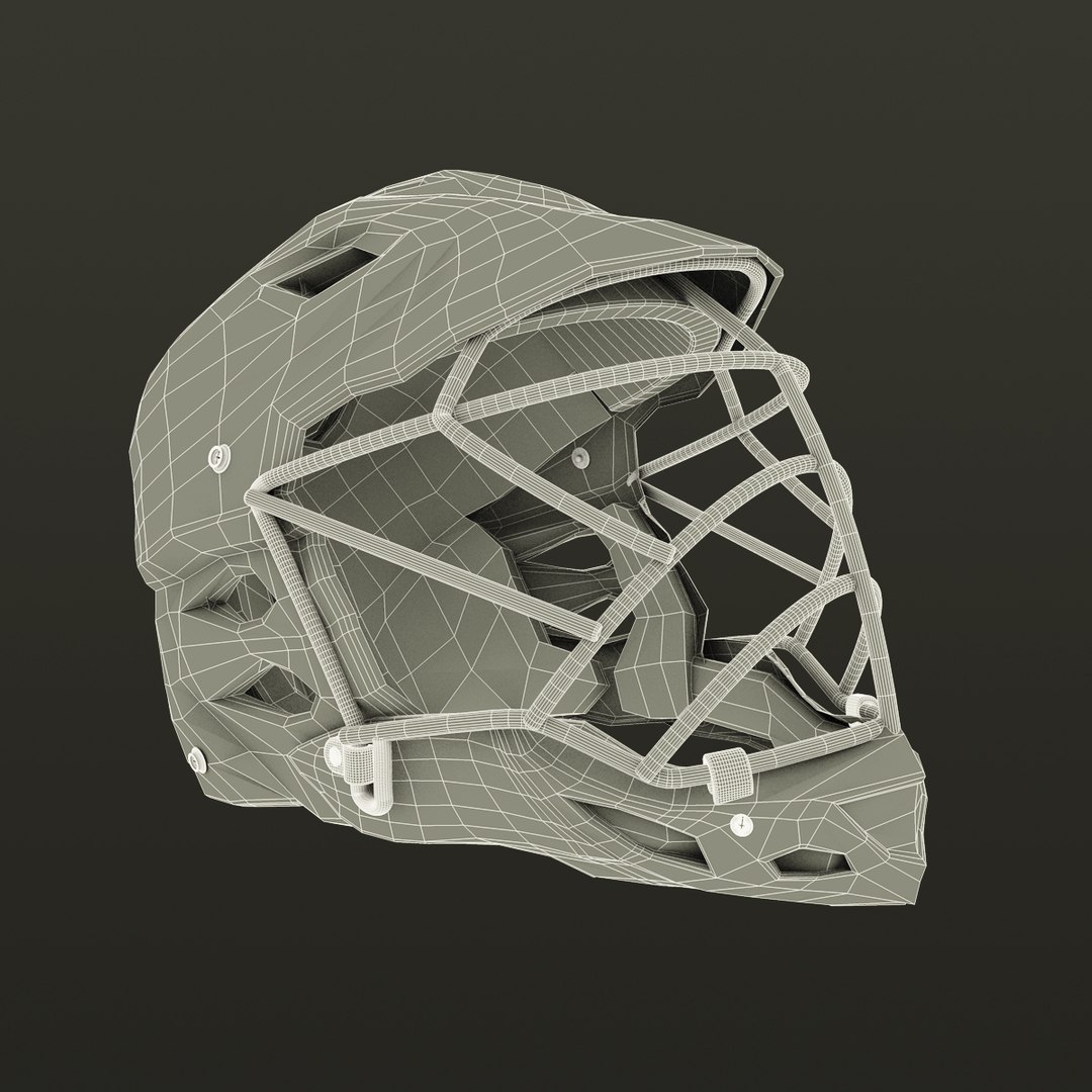 Lacrosse Helmet 3d Model
