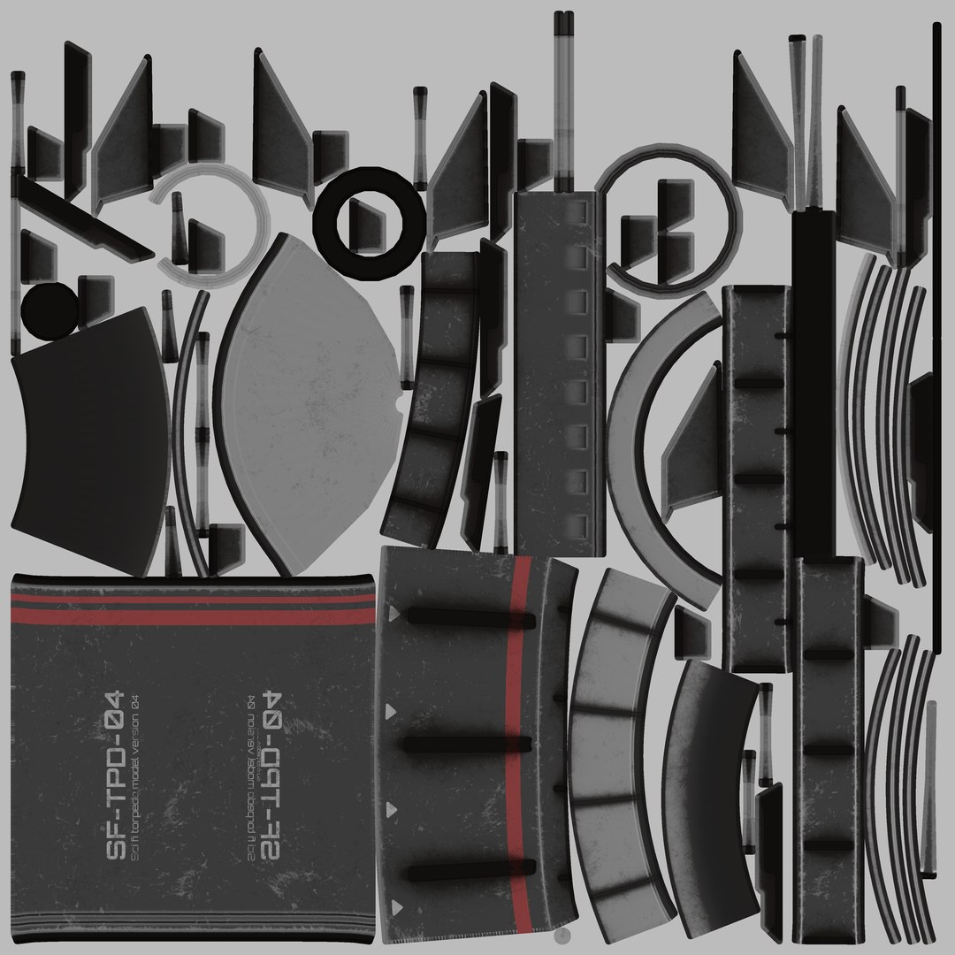3D Scifi Torpedo Collection - TurboSquid 2432152