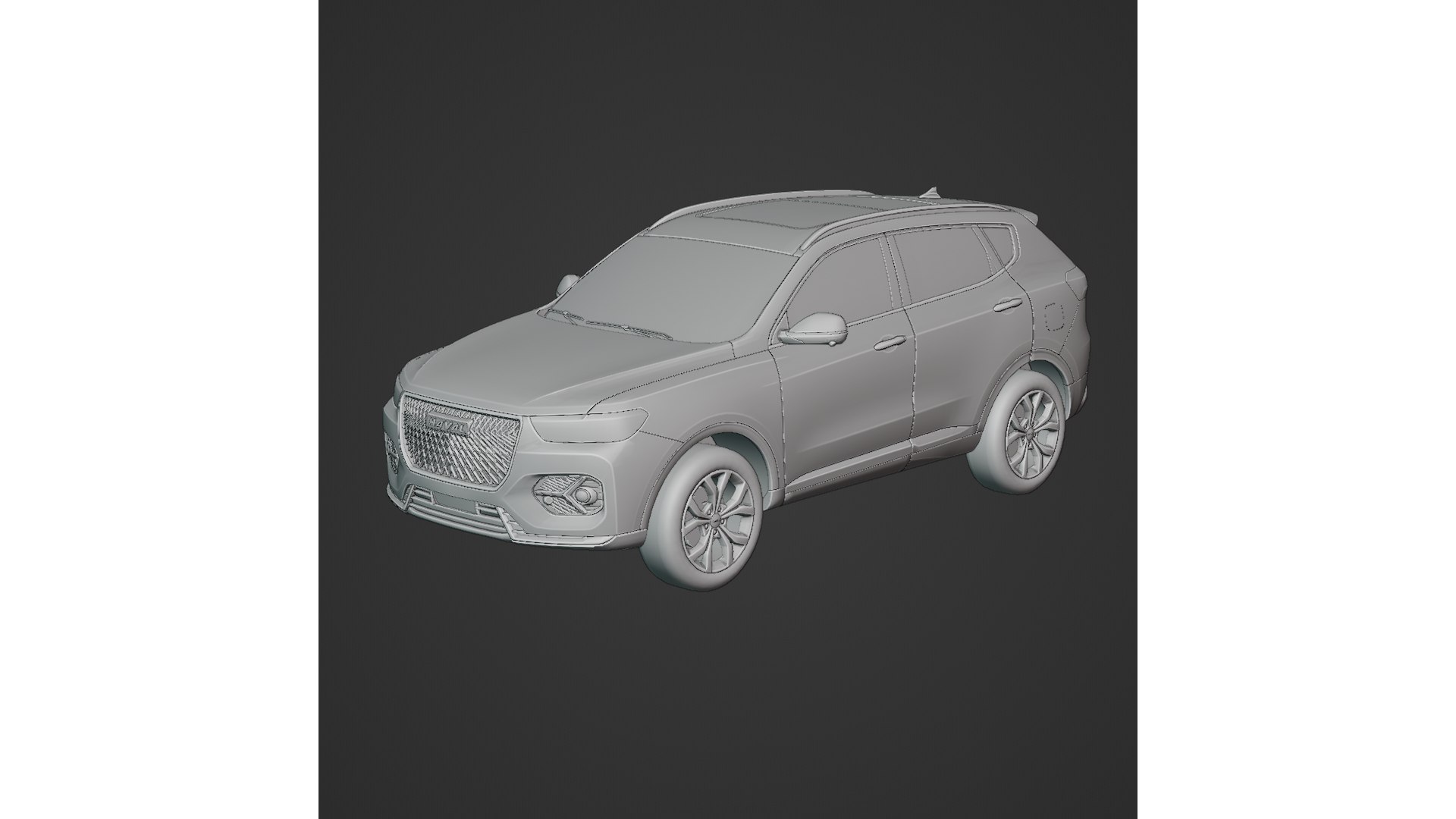 Haval H6 2021 3D Model - TurboSquid 2063358