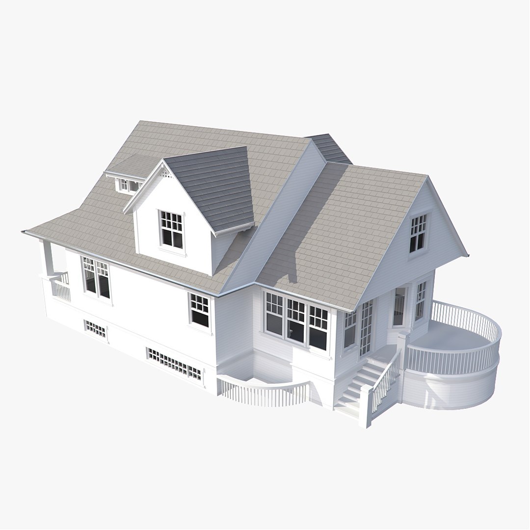 3d Family House Model