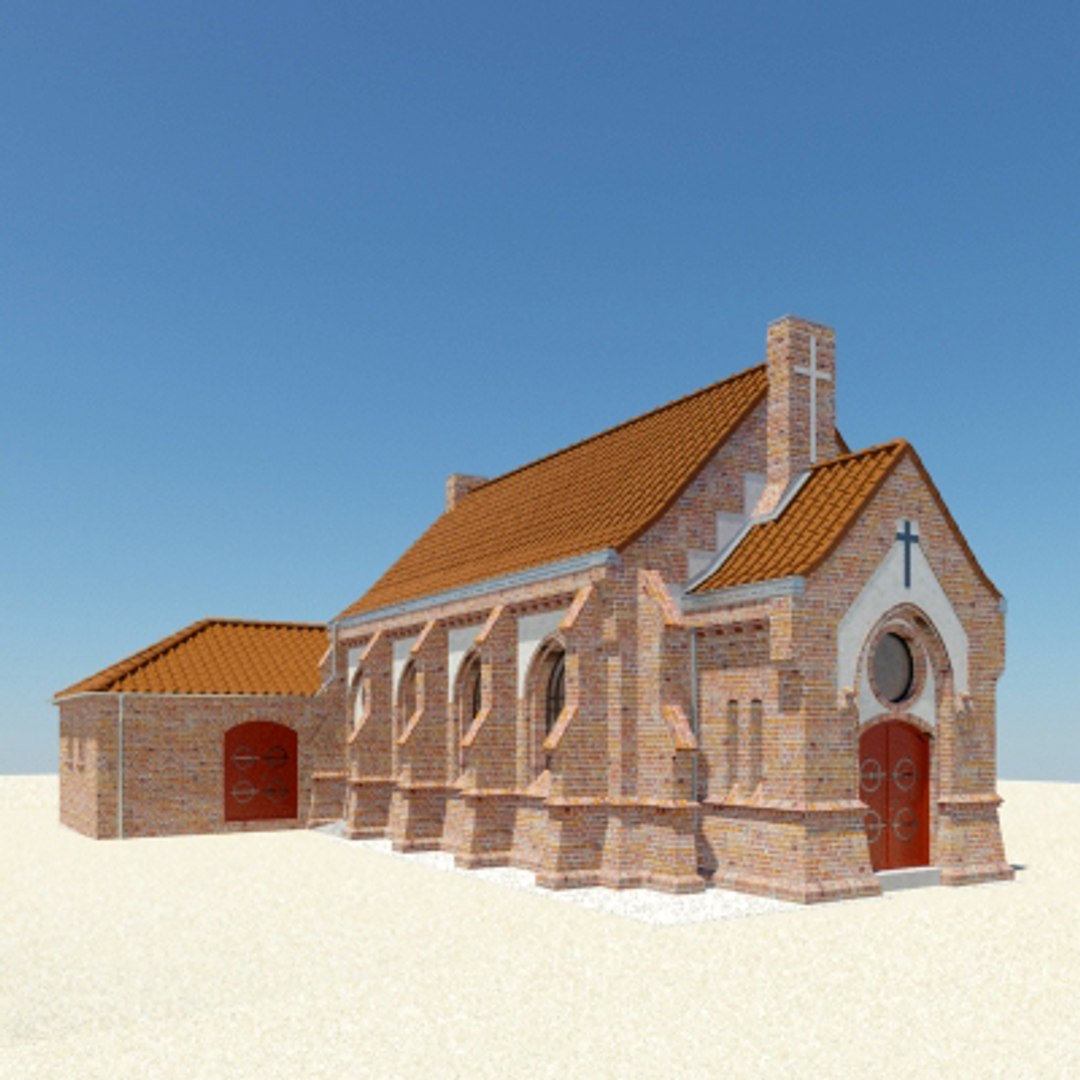 3d brick chapel