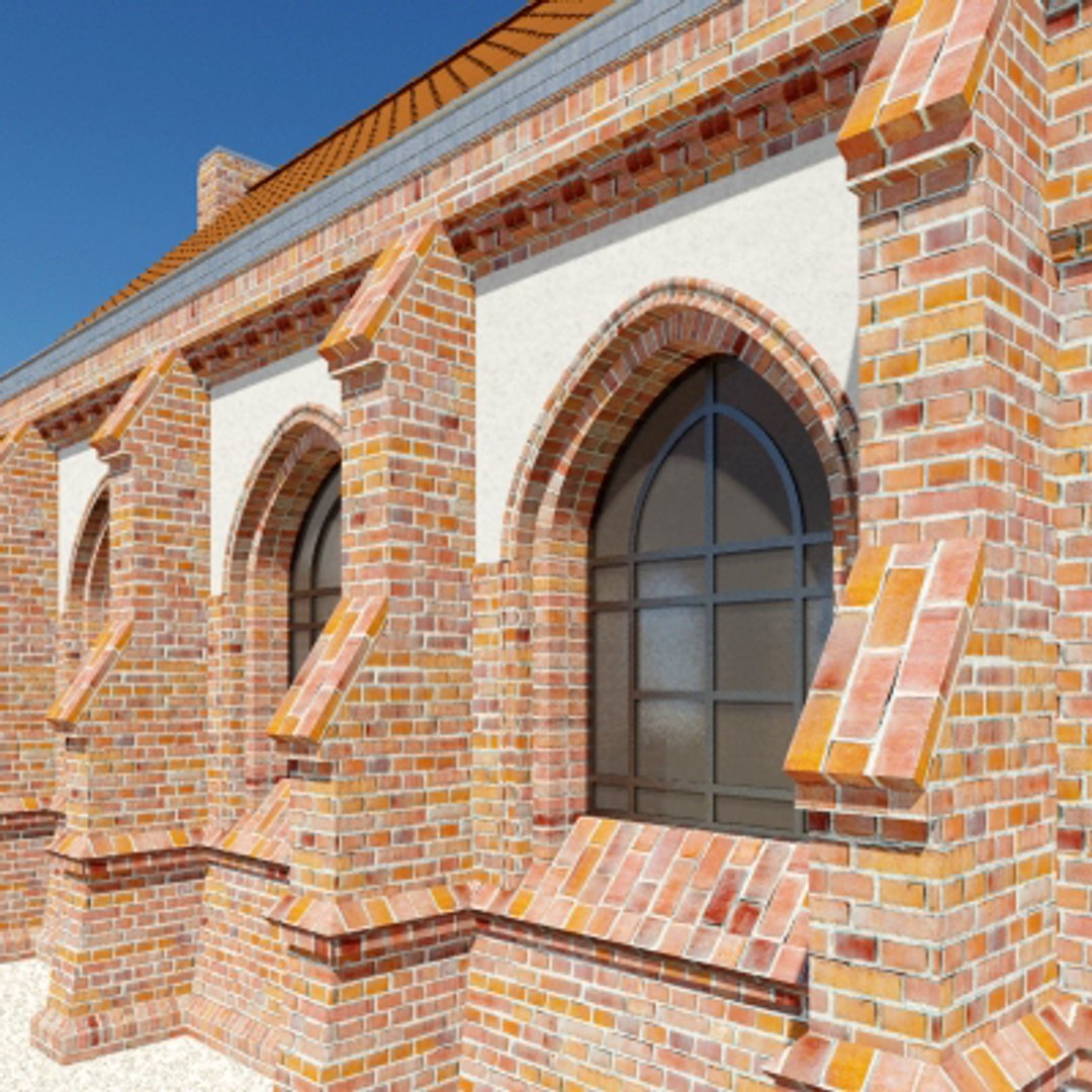 3d brick chapel