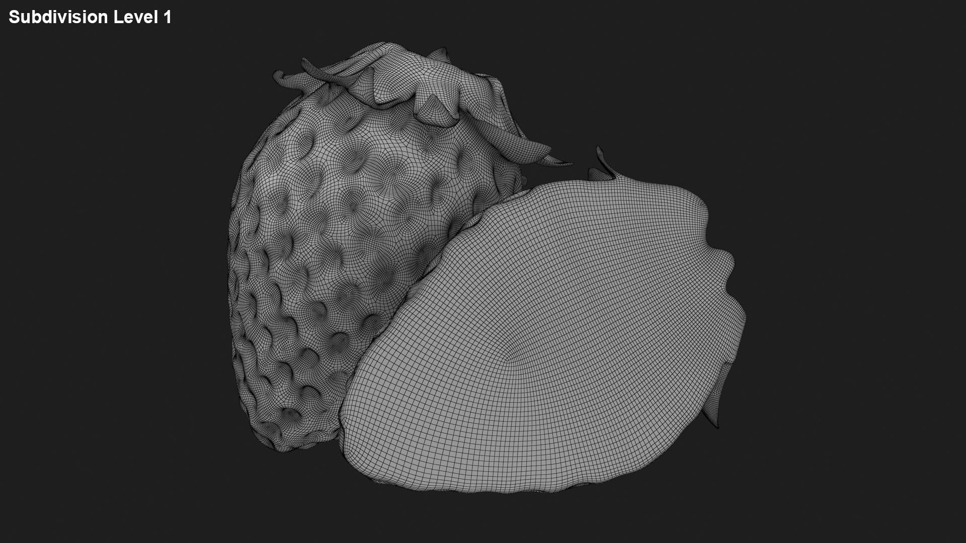 Strawberries 1 3D Model - TurboSquid 2218264