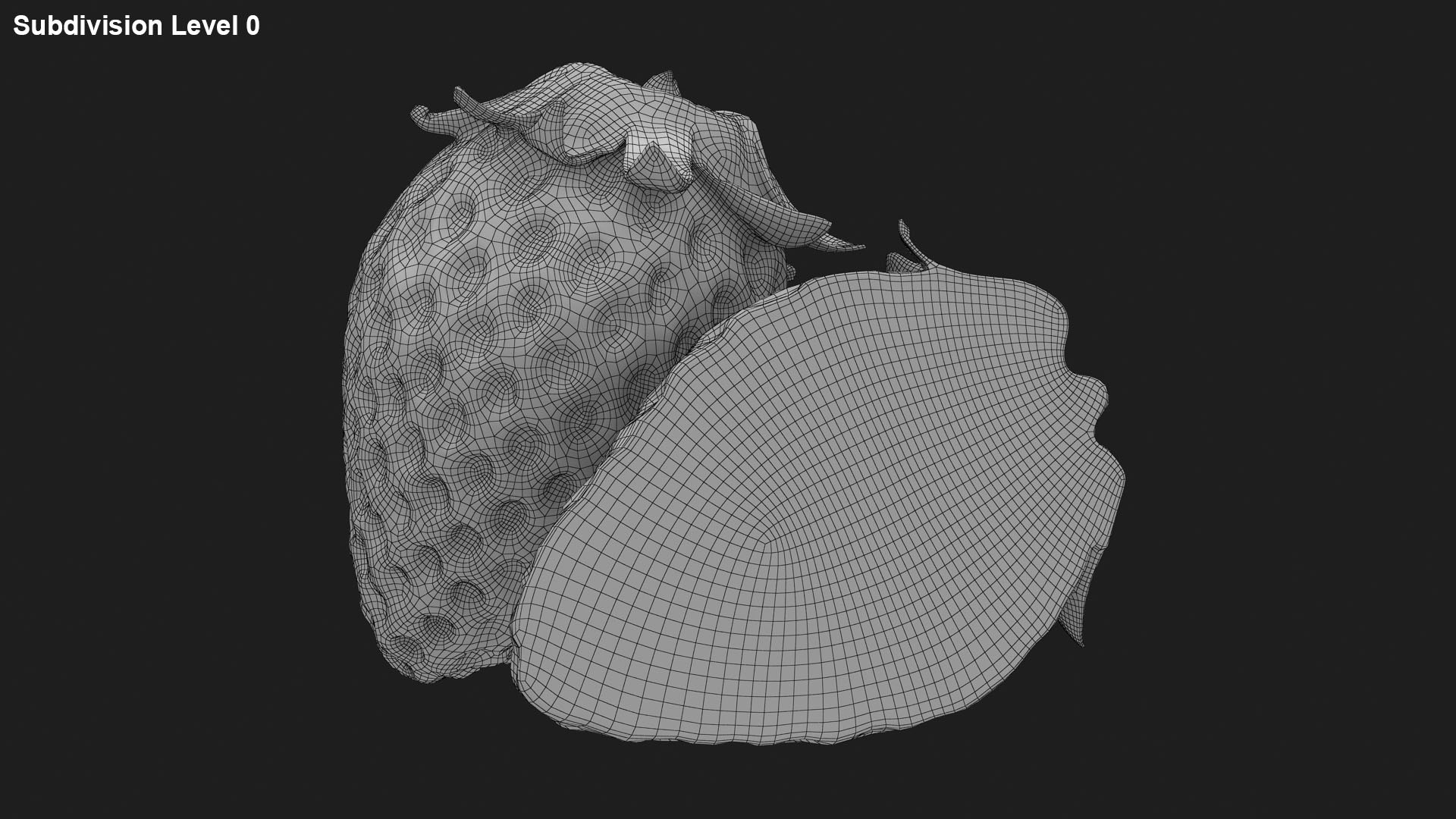 Strawberries 1 3D Model - TurboSquid 2218264