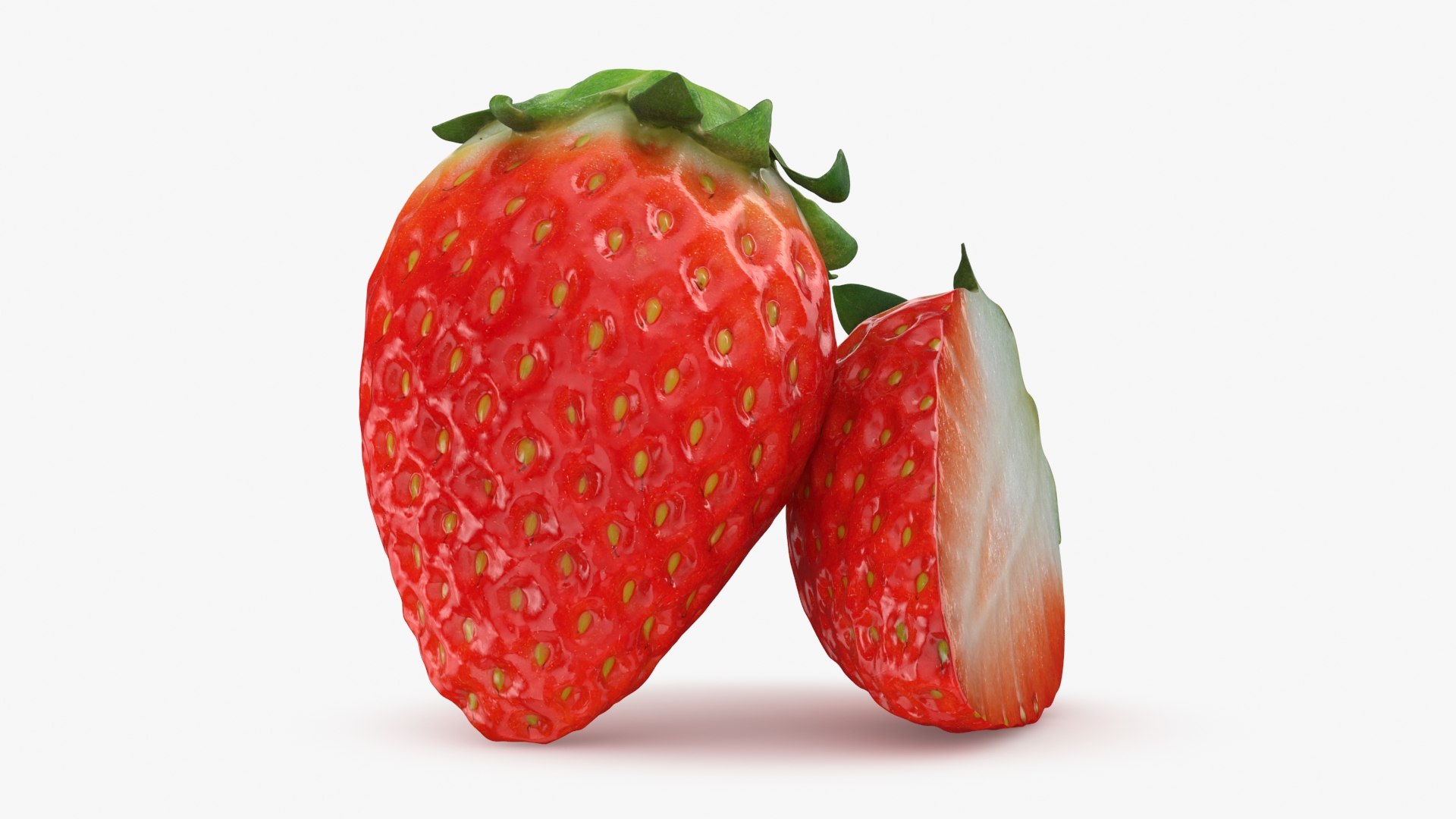 Strawberries 1 3D Model - TurboSquid 2218264