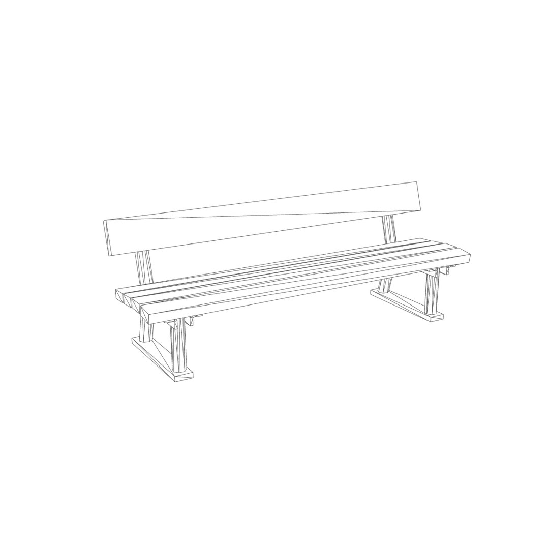 3D Bench - TurboSquid 1280083