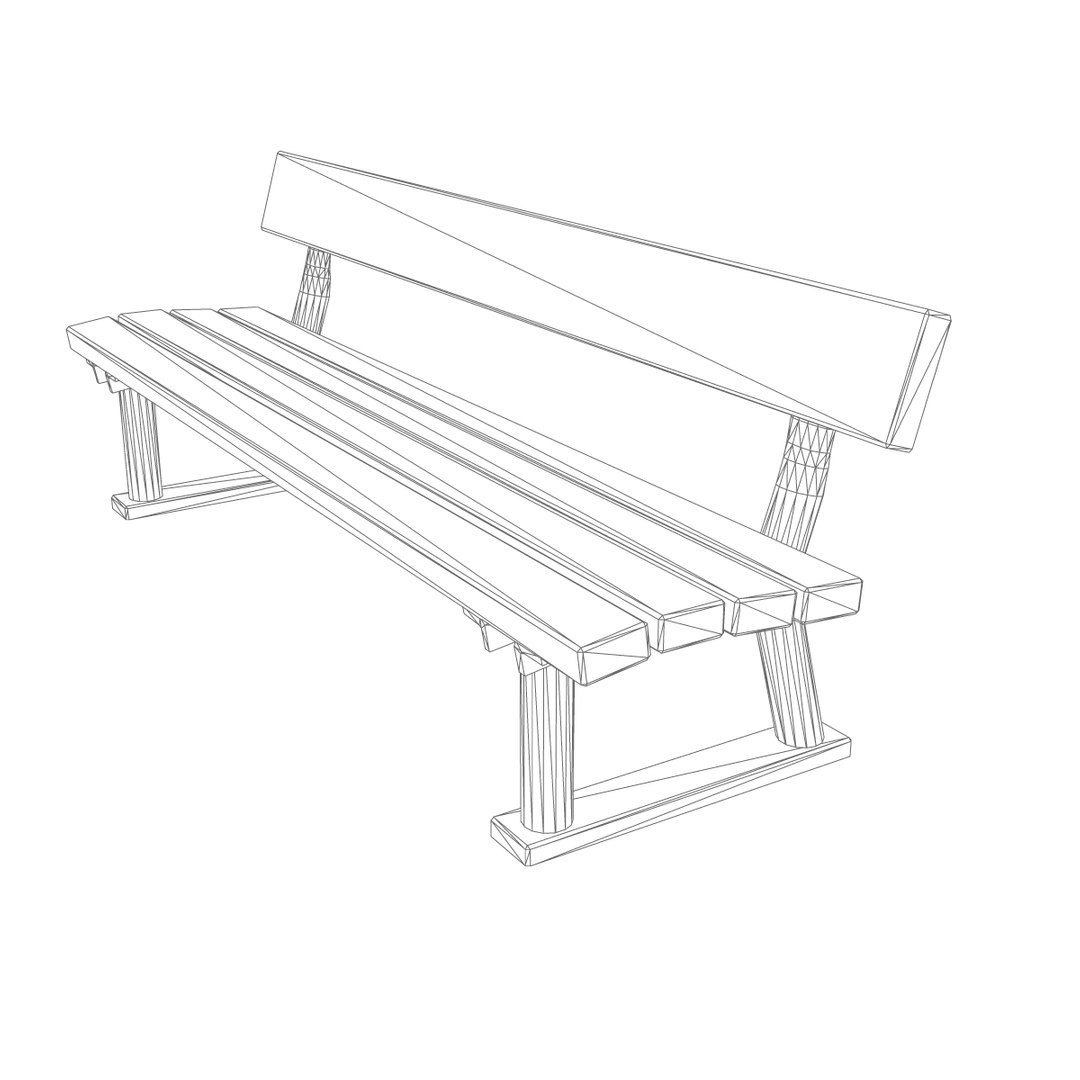 3D Bench - TurboSquid 1280083
