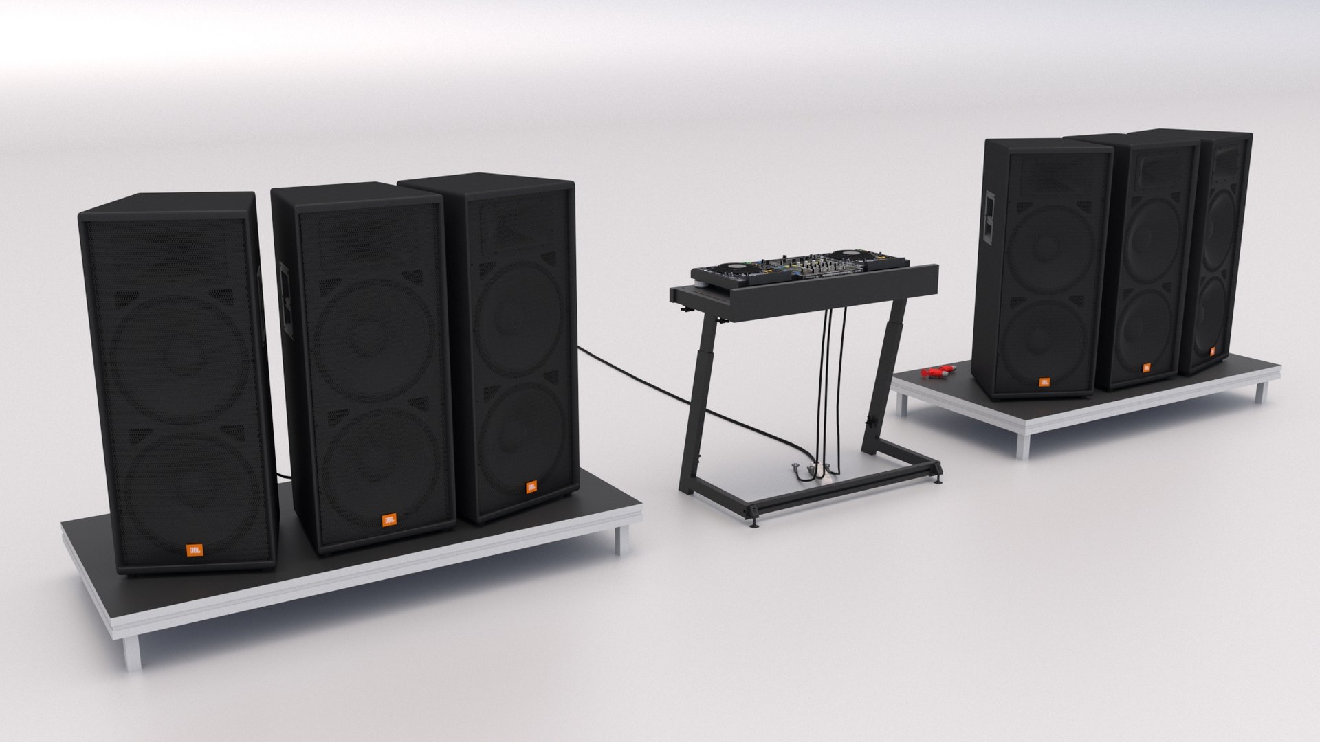 Dj Booth 01 3D - TurboSquid 1742048