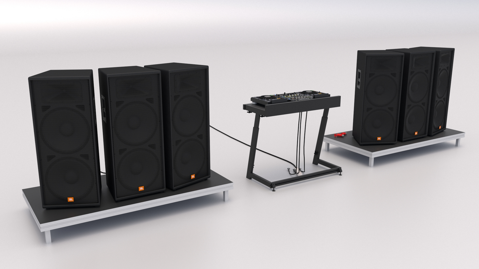 Dj Booth 01 3D - TurboSquid 1742048