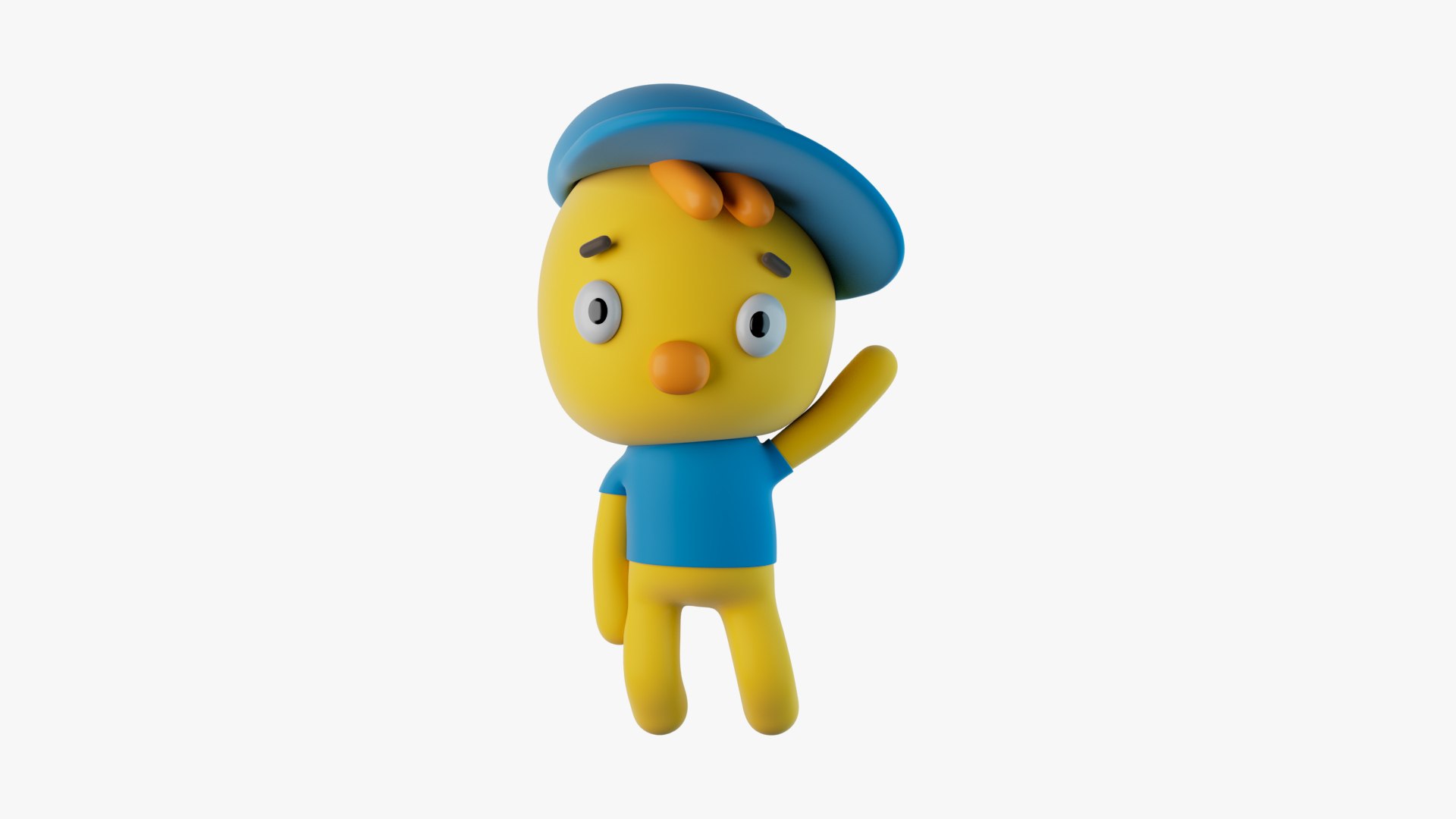 Mimi Rigged Cartoon Character 3D Model - TurboSquid 2122830