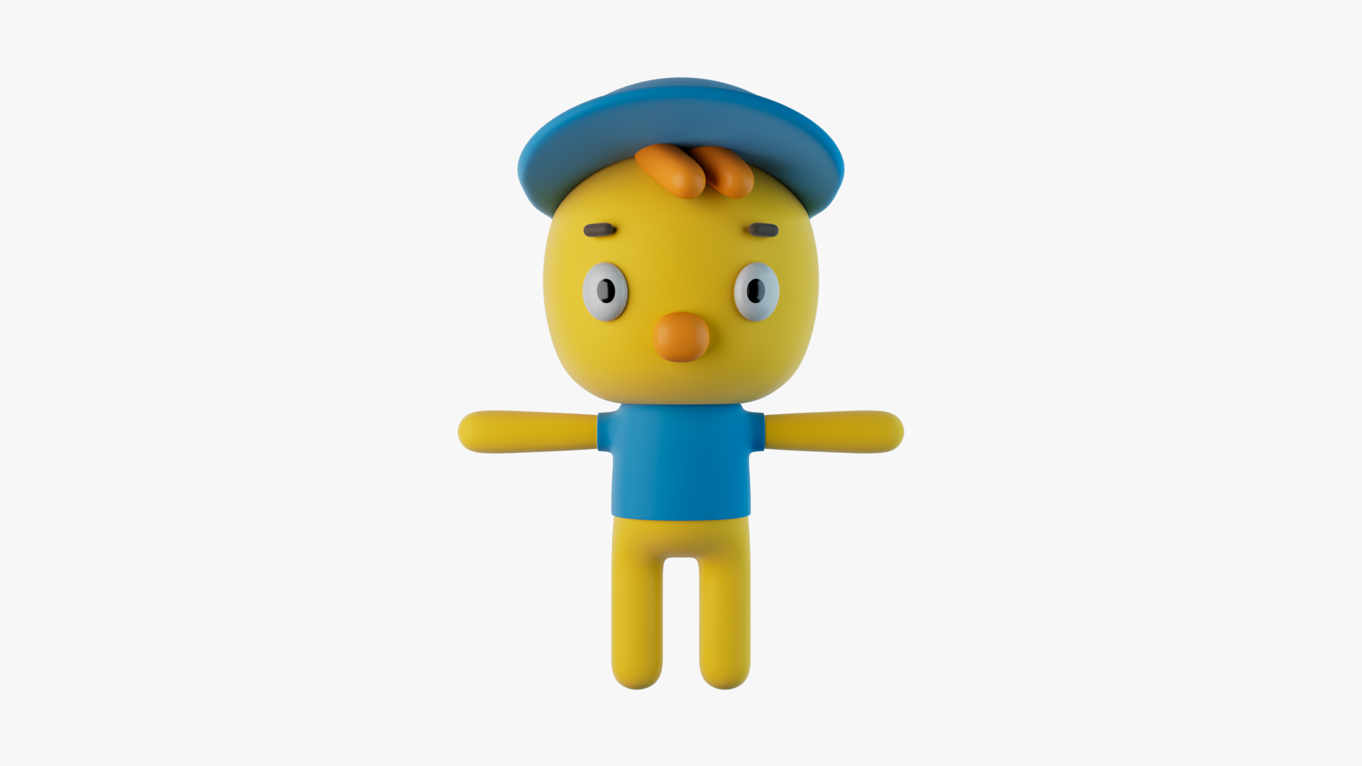 Mimi Rigged Cartoon Character 3D Model - TurboSquid 2122830