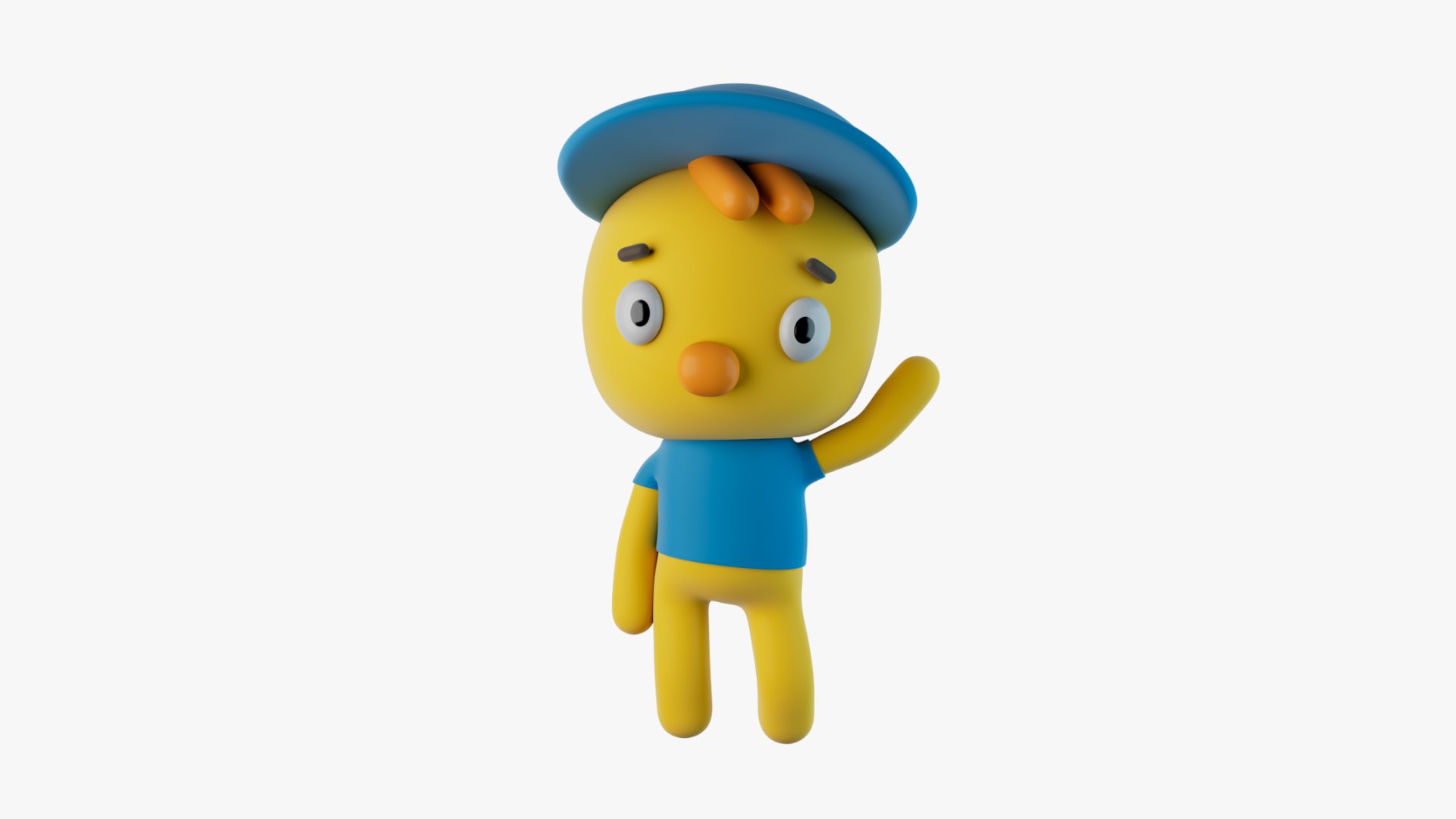 Mimi Rigged Cartoon Character 3D Model - TurboSquid 2122830