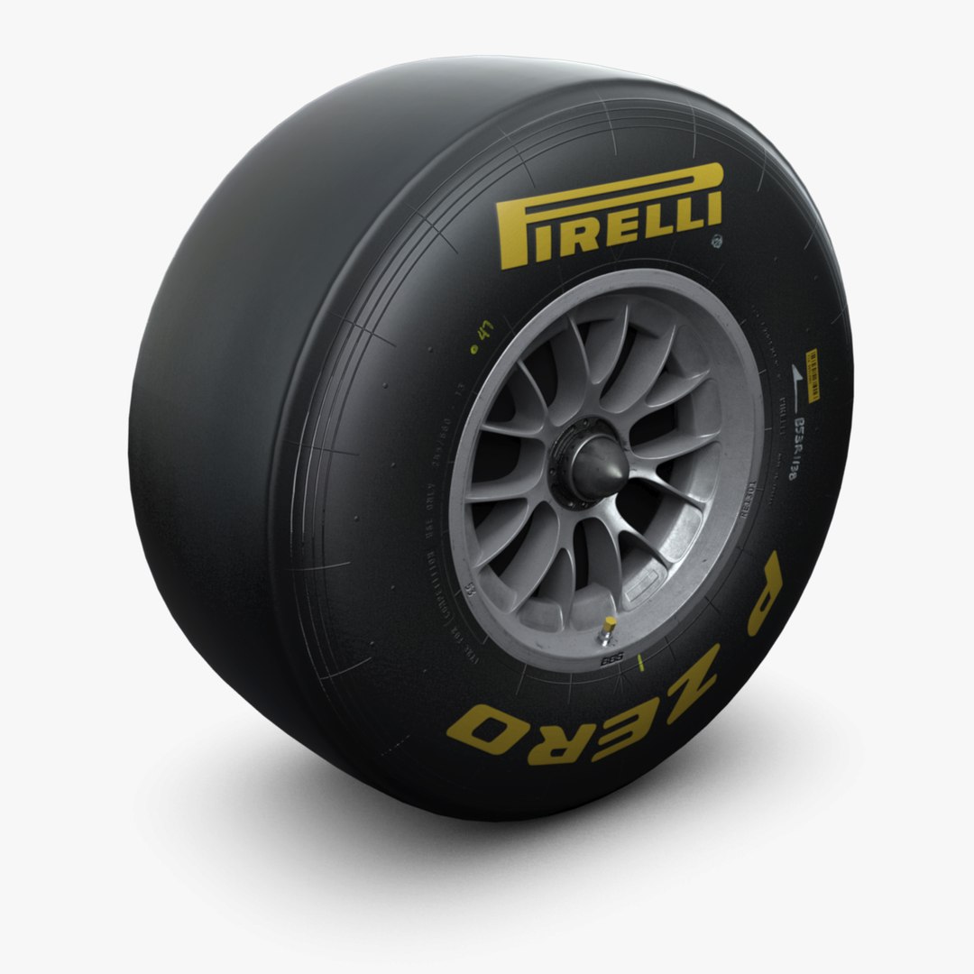 2011 Formula 1 Wheels 3d Model
