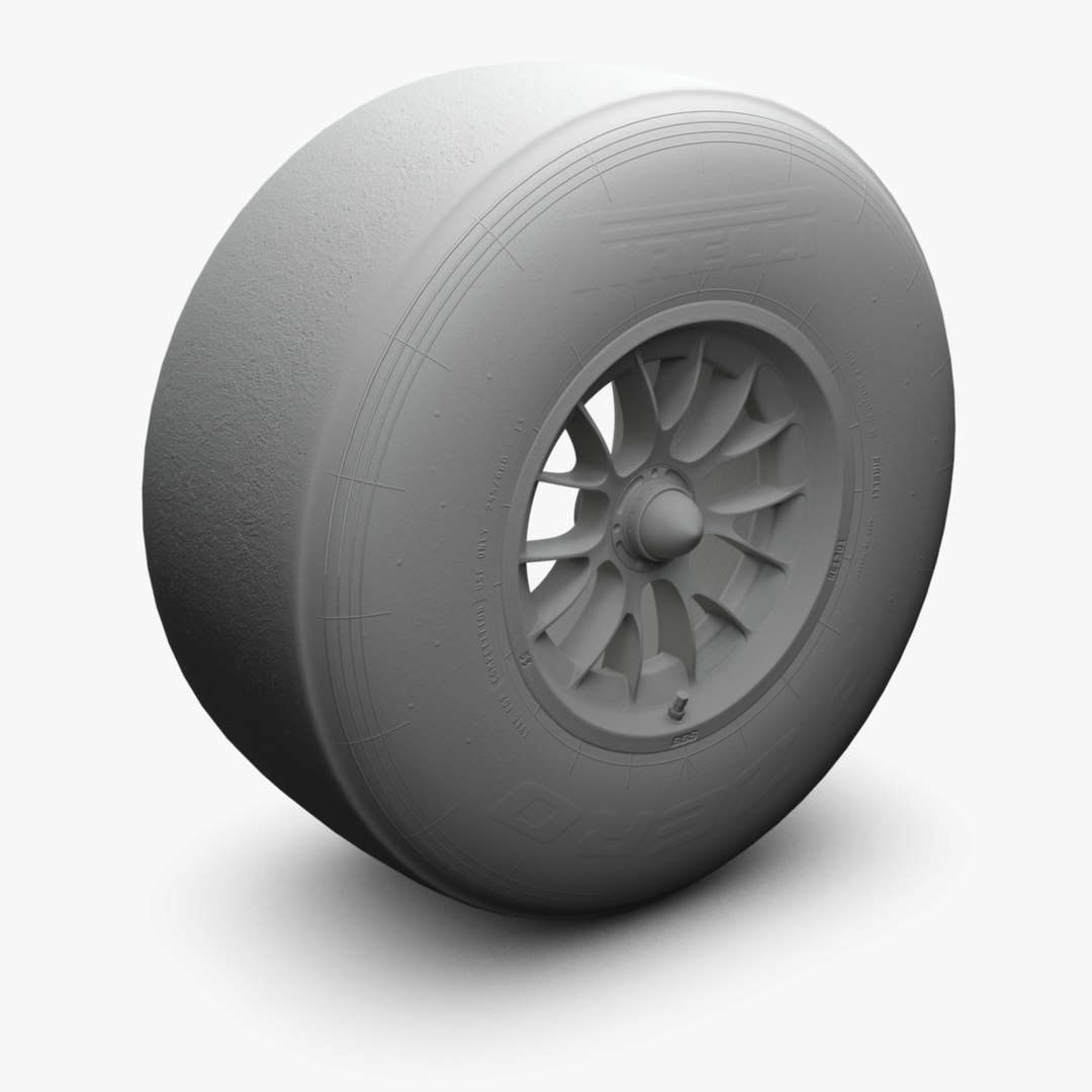2011 Formula 1 Wheels 3d Model