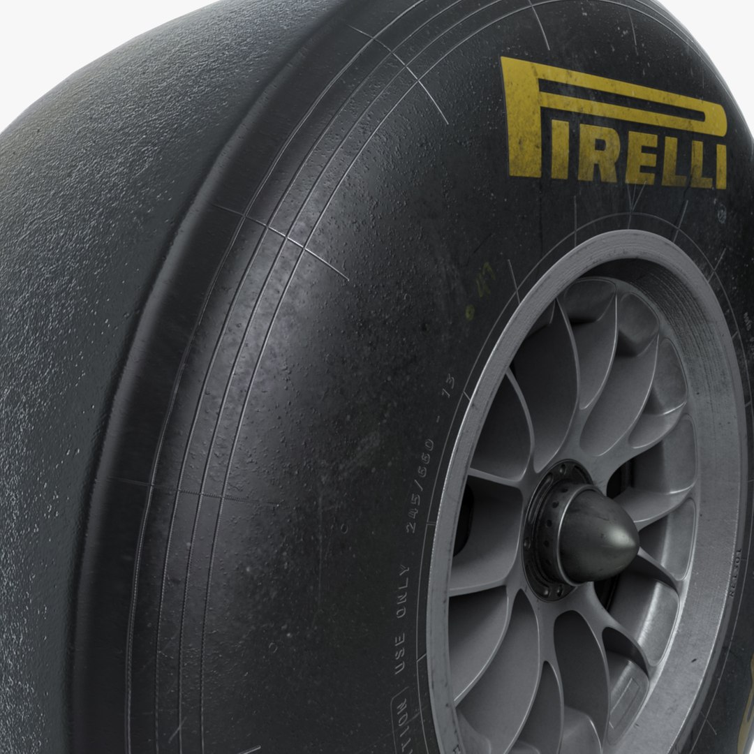 2011 Formula 1 Wheels 3d Model