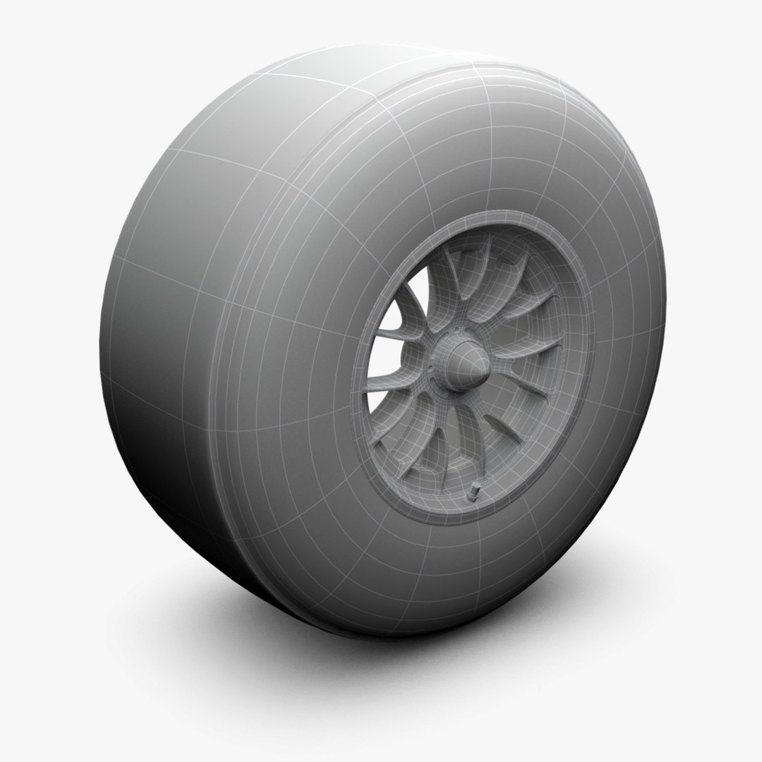 2011 Formula 1 Wheels 3d Model