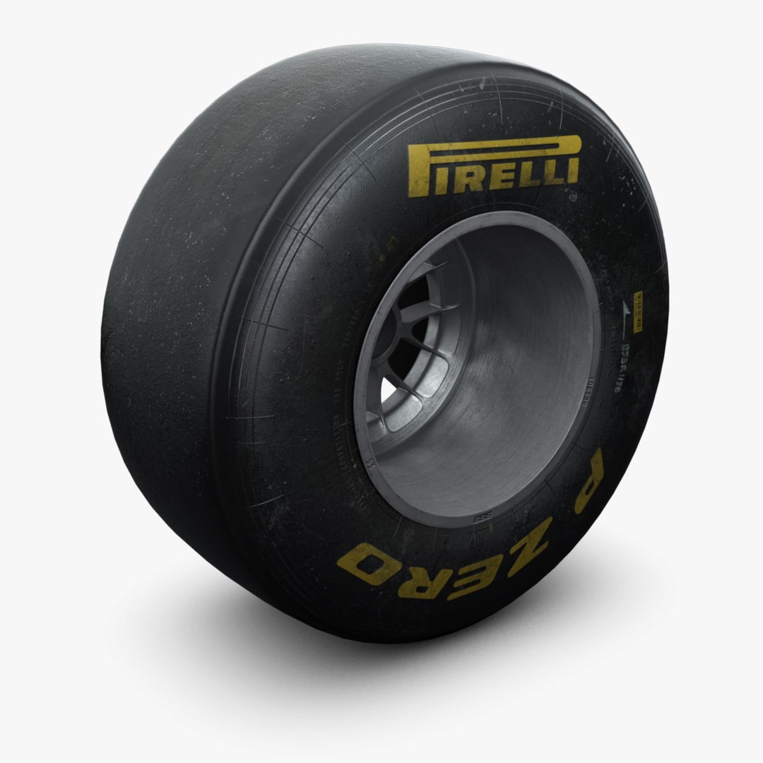 2011 Formula 1 Wheels 3d Model