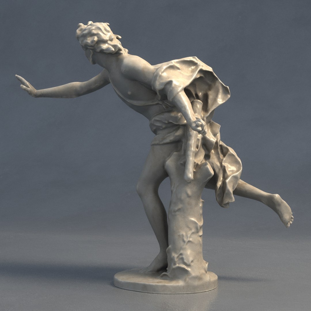 3D Model Ancient Apollo Statue - TurboSquid 2238981