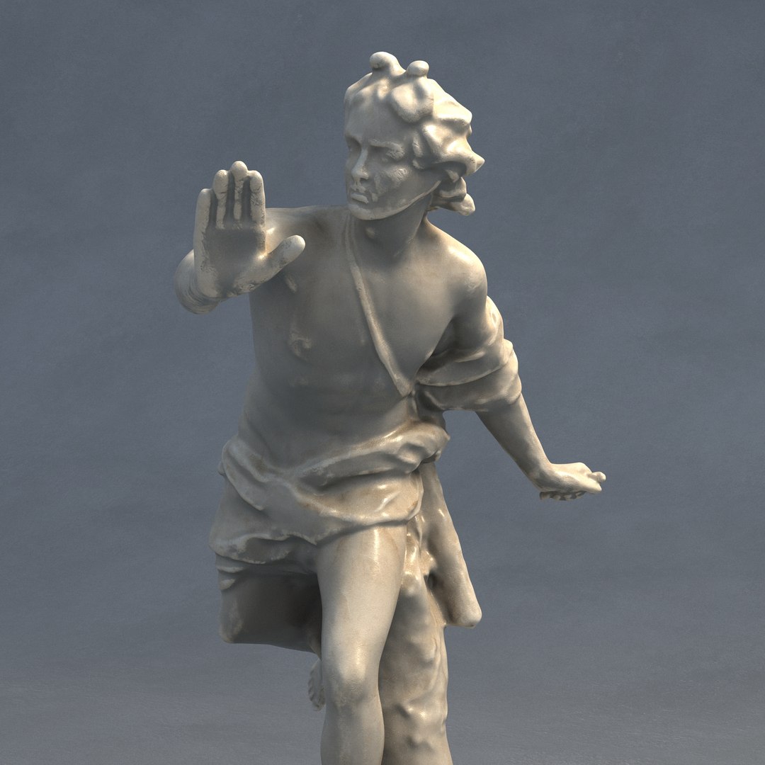 3D Model Ancient Apollo Statue - TurboSquid 2238981