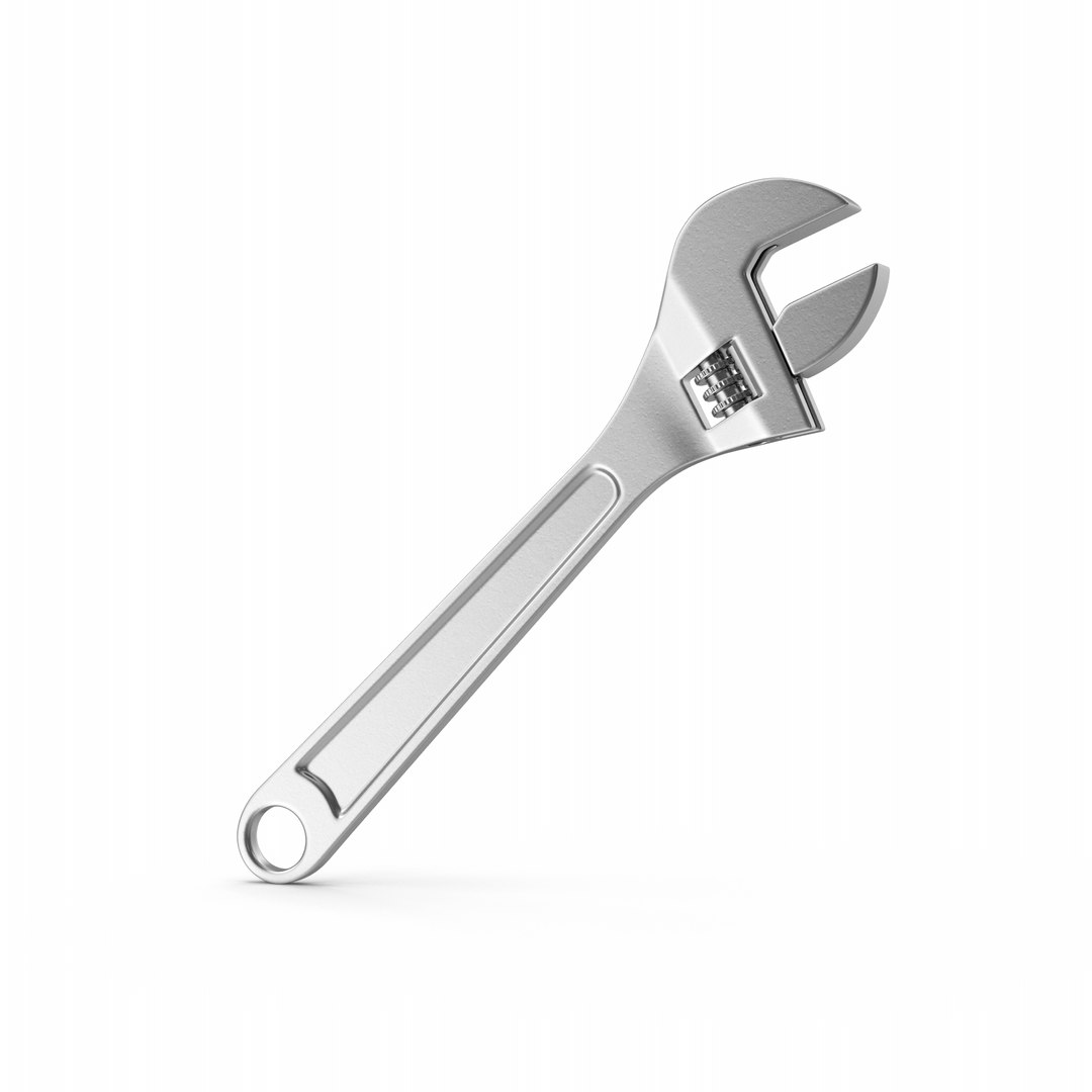 3D Adjustable Wrench Model - TurboSquid 2018342