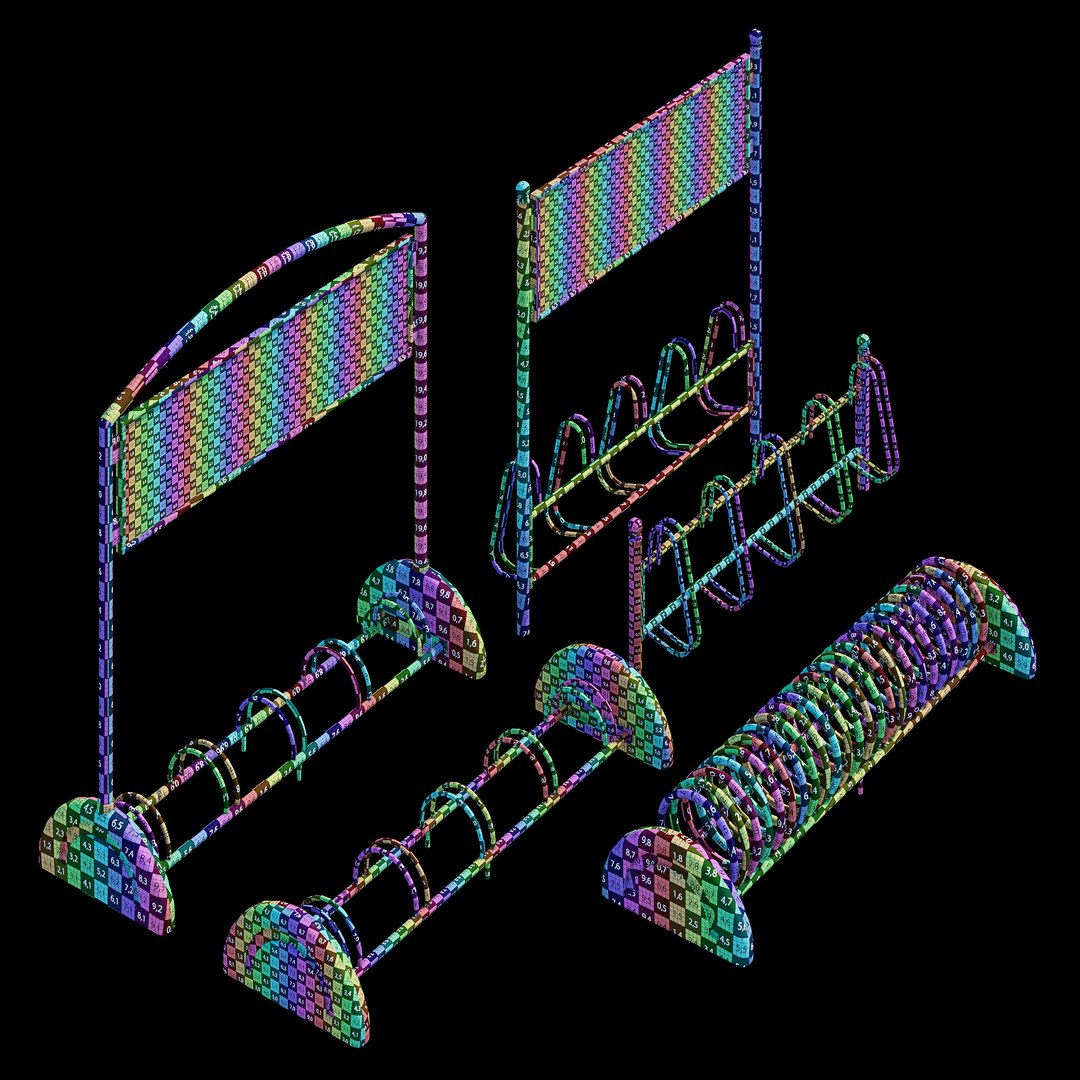 Bicycle Stands One 3D Model - TurboSquid 1764697