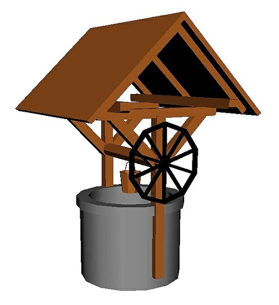 3D water farm medieval model - TurboSquid 1259779