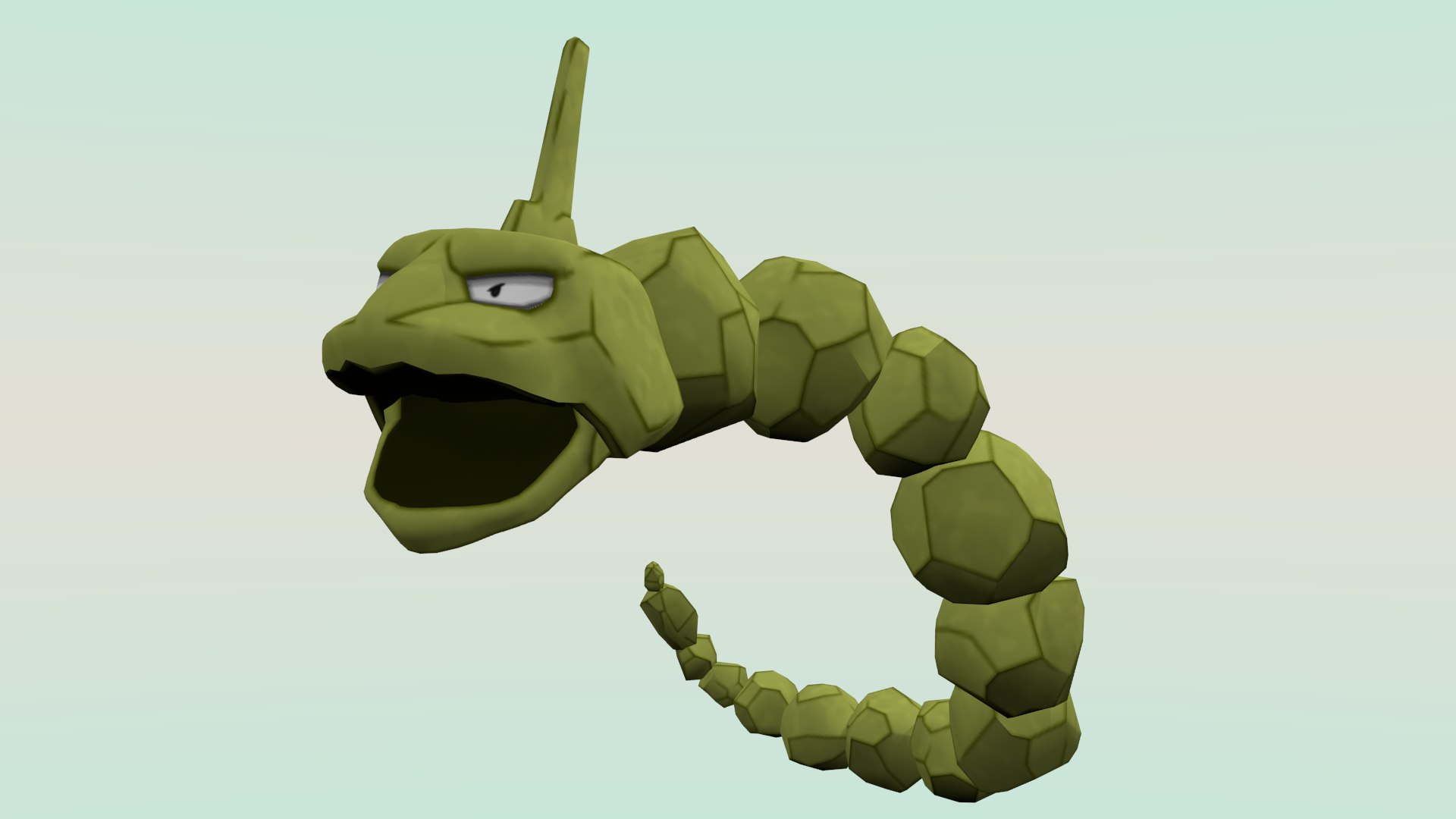 3D POKEMON Onix Animated Game Already Model - TurboSquid 2318080