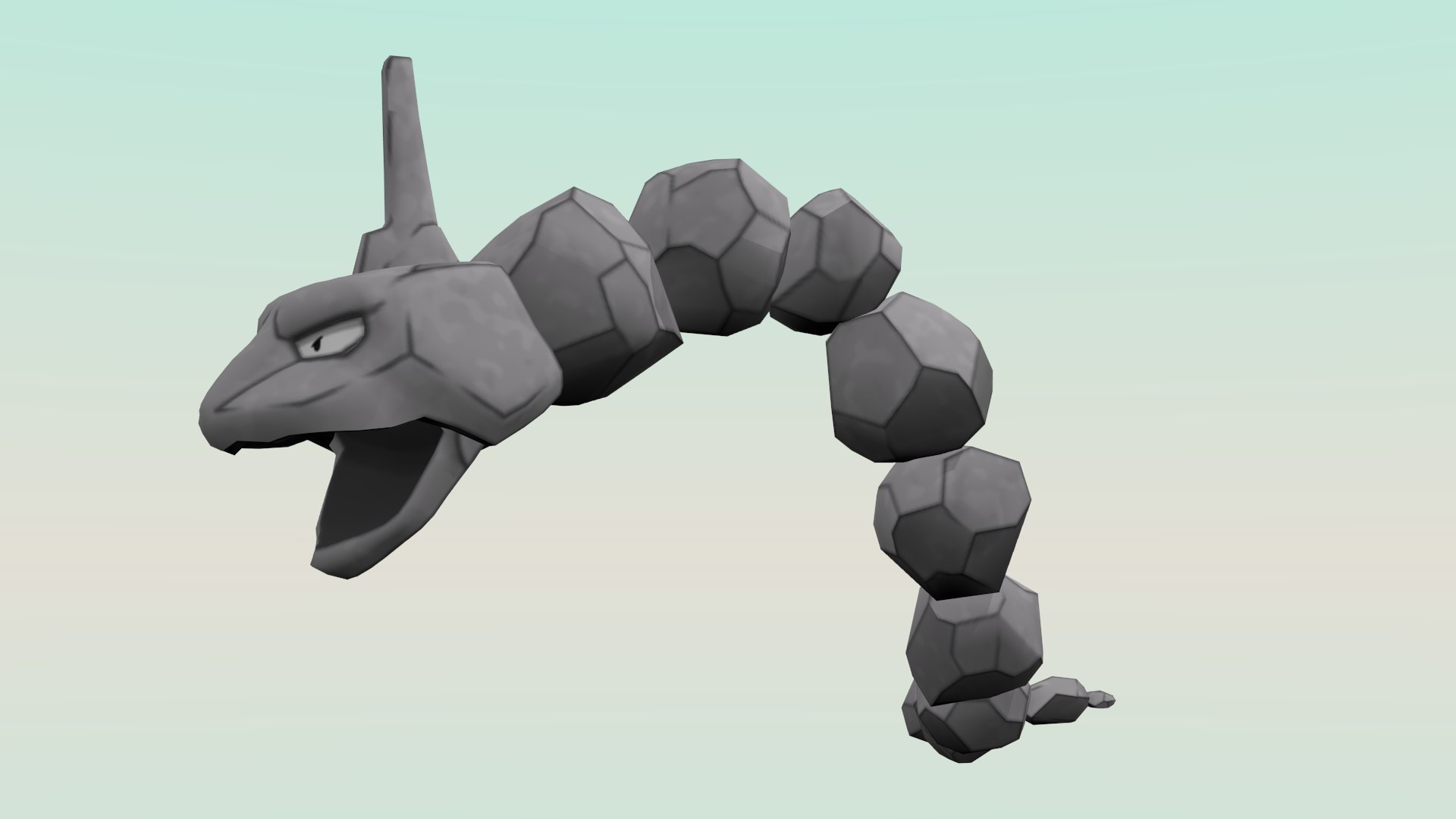3D POKEMON Onix Animated Game Already Model - TurboSquid 2318080