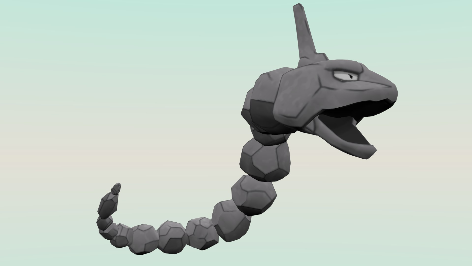 3D POKEMON Onix Animated Game Already Model - TurboSquid 2318080