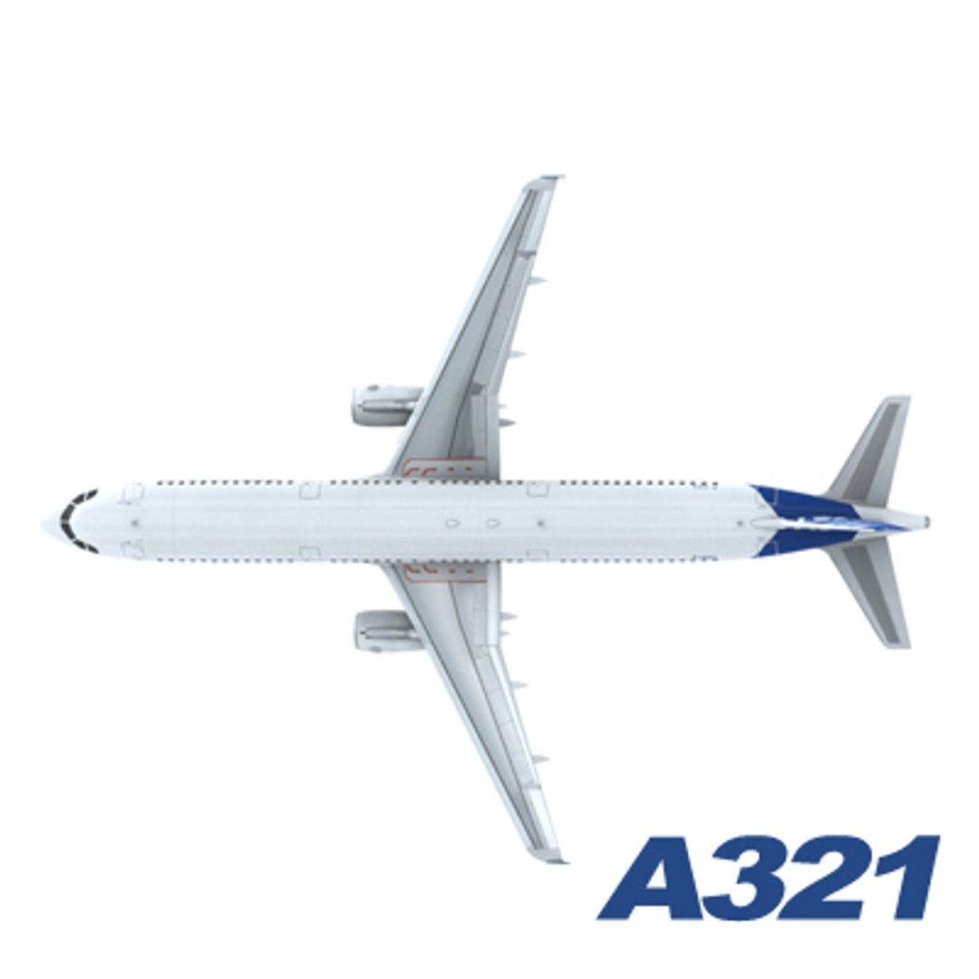 Airbus A321 3d Model