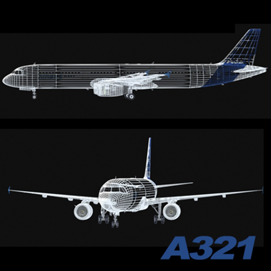 Airbus A321 3d Model