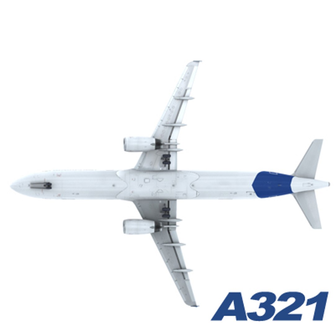 Airbus A321 3d Model