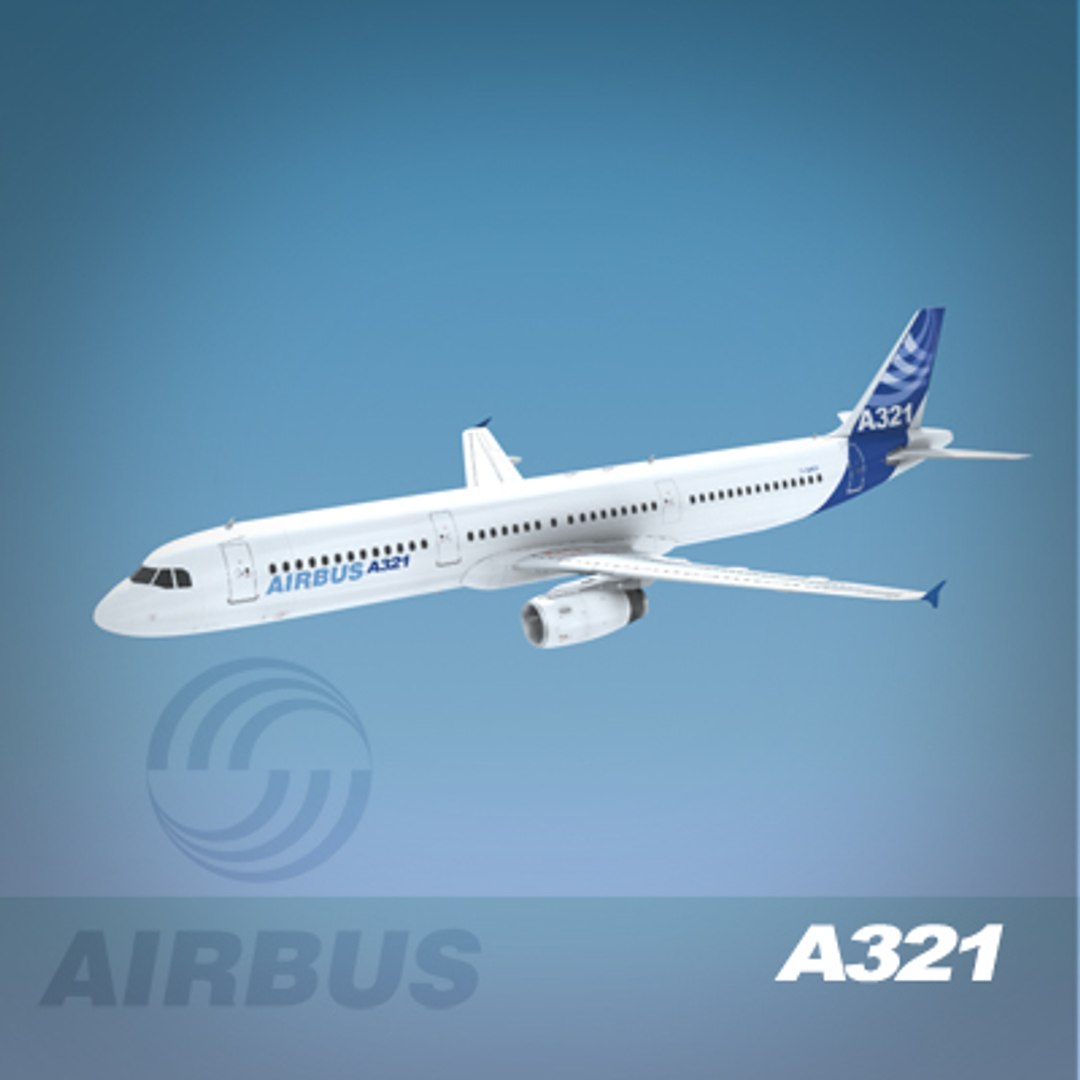 Airbus A321 3d Model