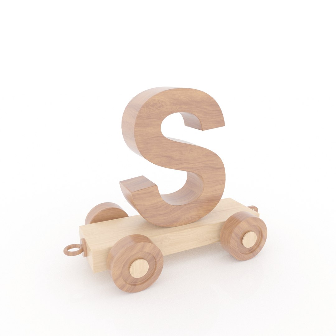 Letter s car 3D model - TurboSquid 1560066