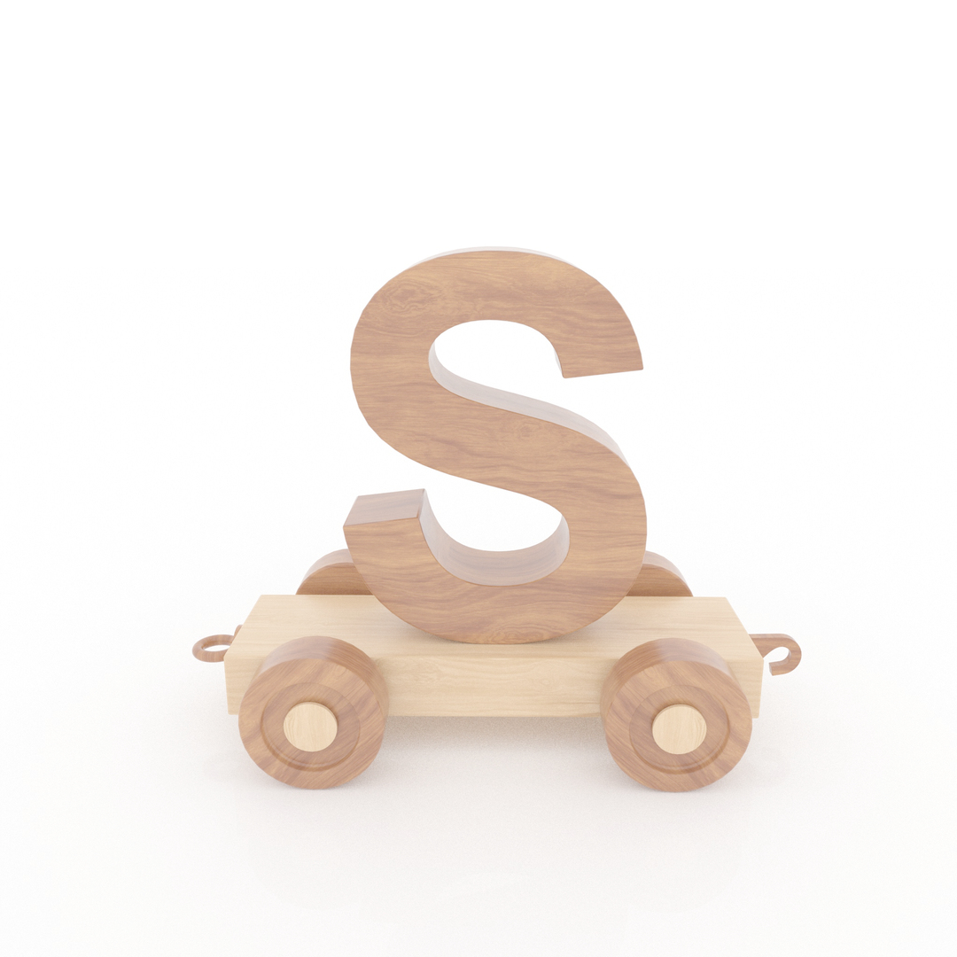 Letter s car 3D model - TurboSquid 1560066