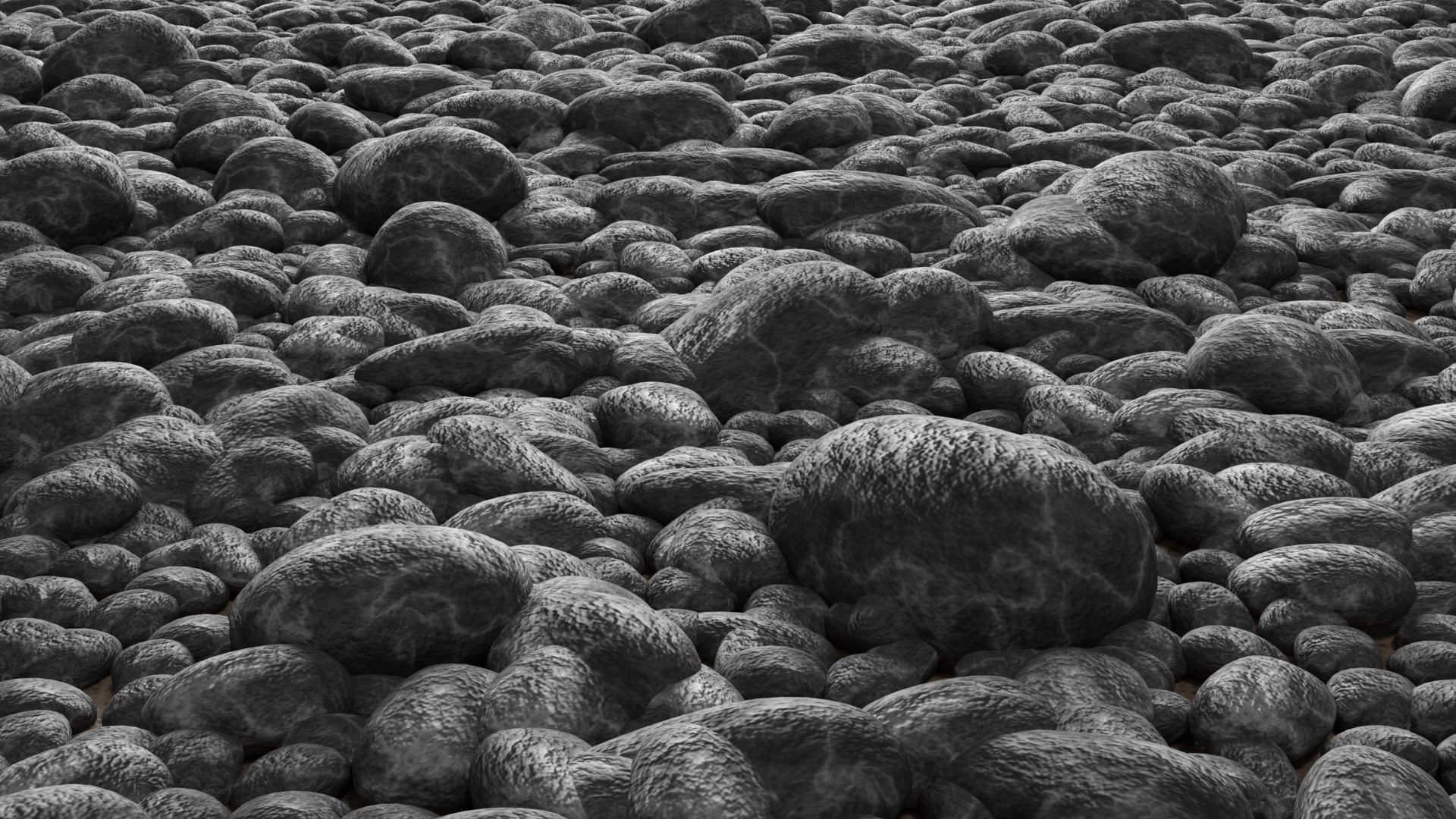 Smooth Pebbles - Rock Set model - TurboSquid 2032053