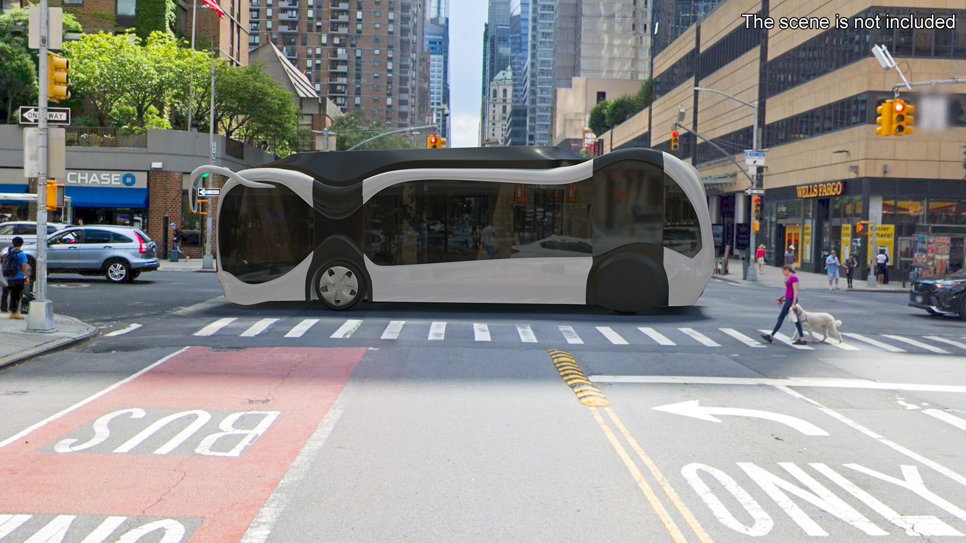 3D Futuristic Electric Bus Concept White Rigged Model - TurboSquid 2250950