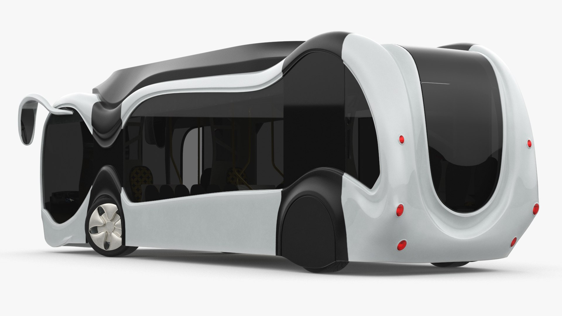 3D Futuristic Electric Bus Concept White Rigged Model - TurboSquid 2250950